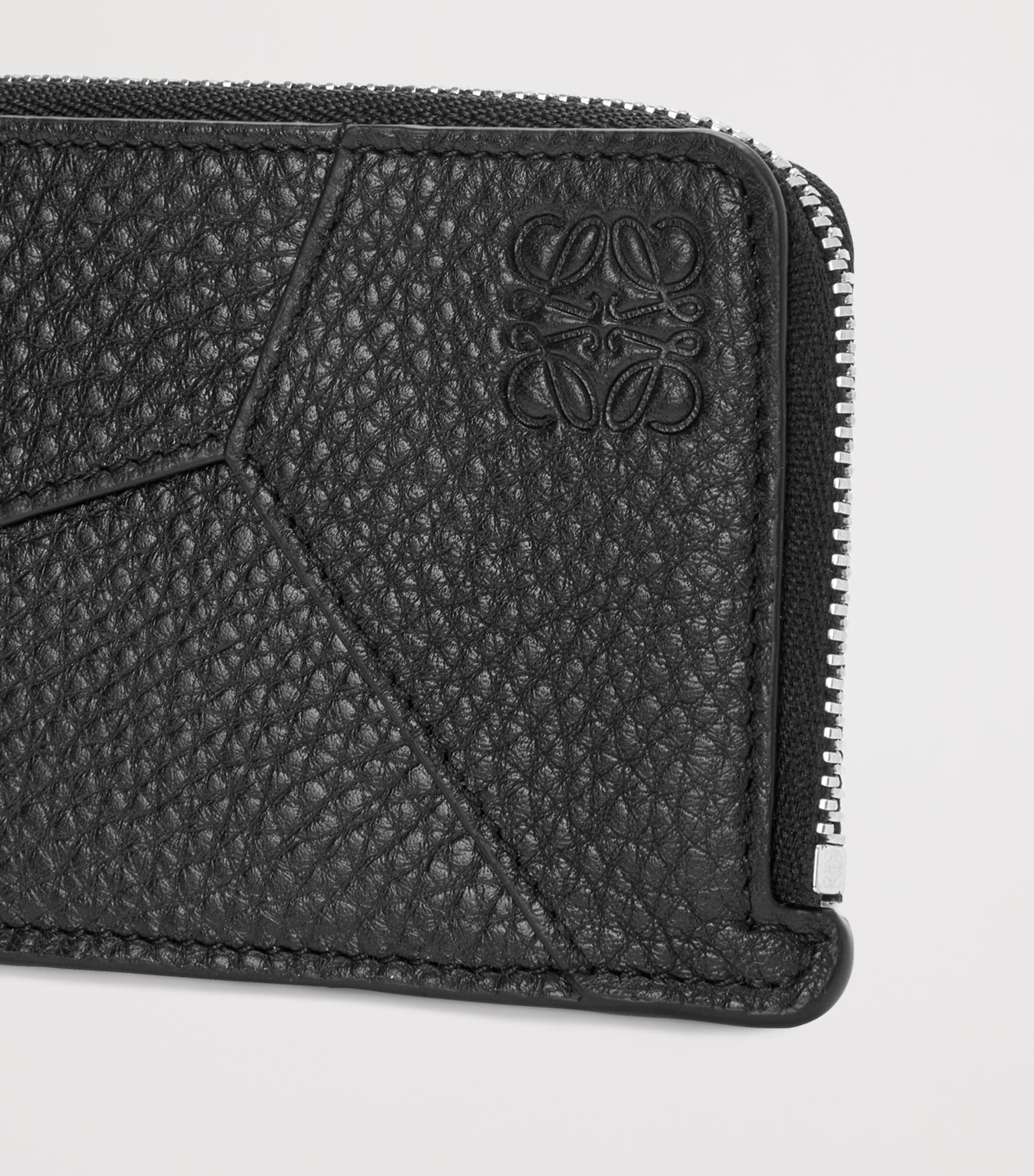 LOEWE Black Grained Leather Puzzle Edge Card Holder | Harrods ZA