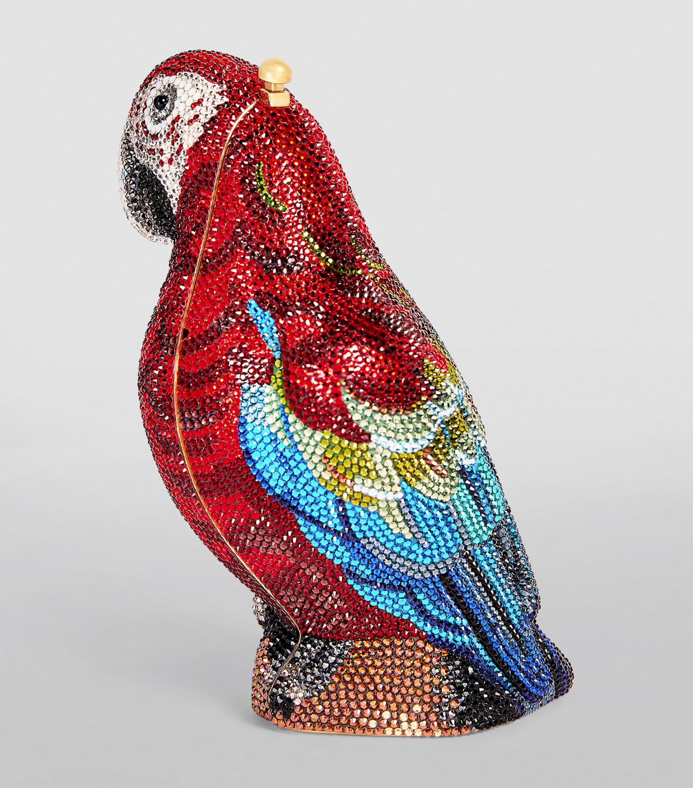 Judith Leiber Red Parrot Clutch Bag | Harrods US