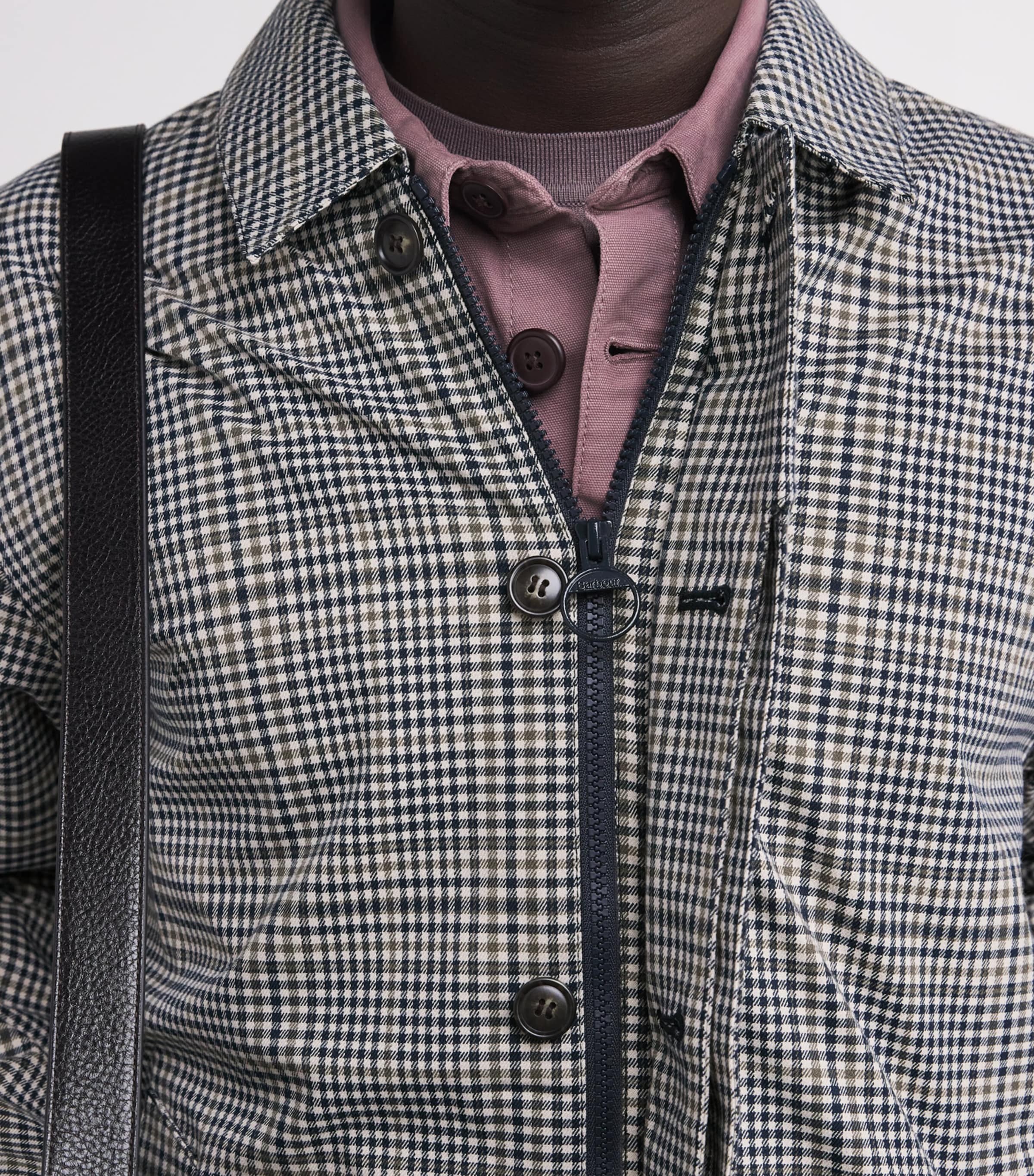 Barbour Grey Check Rokig Waterproof Jacket | Harrods QA