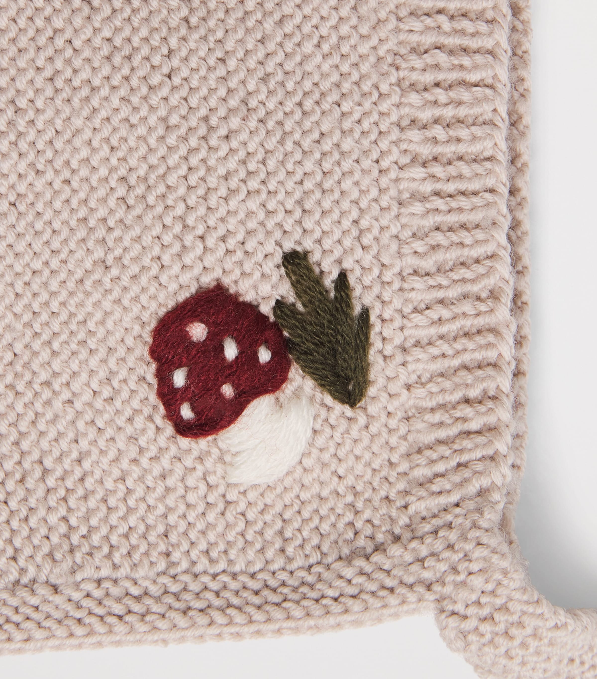 Shirley Bredal Beige Merino Wool Mushroom Bonnet (0-24 Months) | Harrods HK