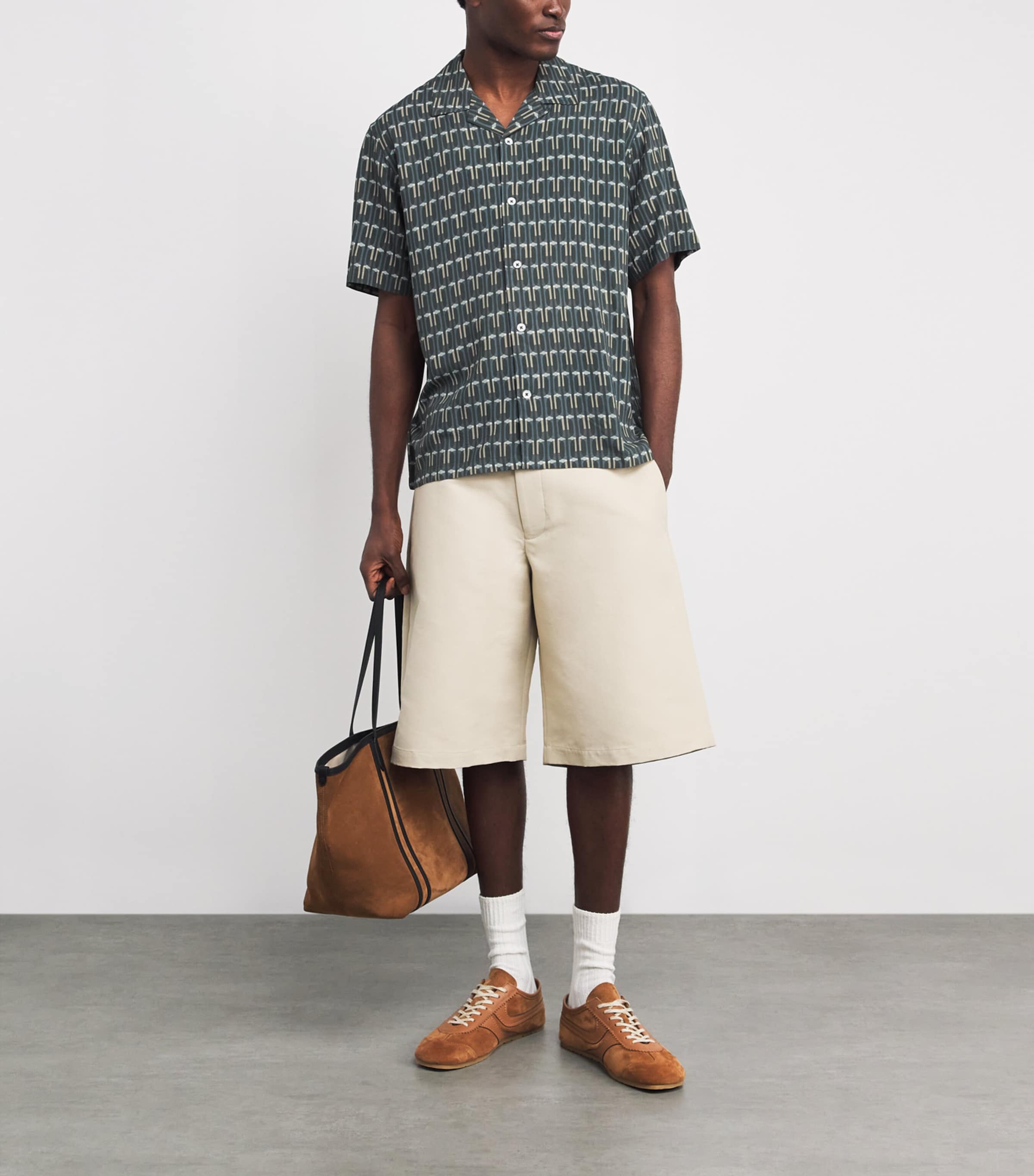 Rag & Bone Grey Printed Shirt | Harrods UK