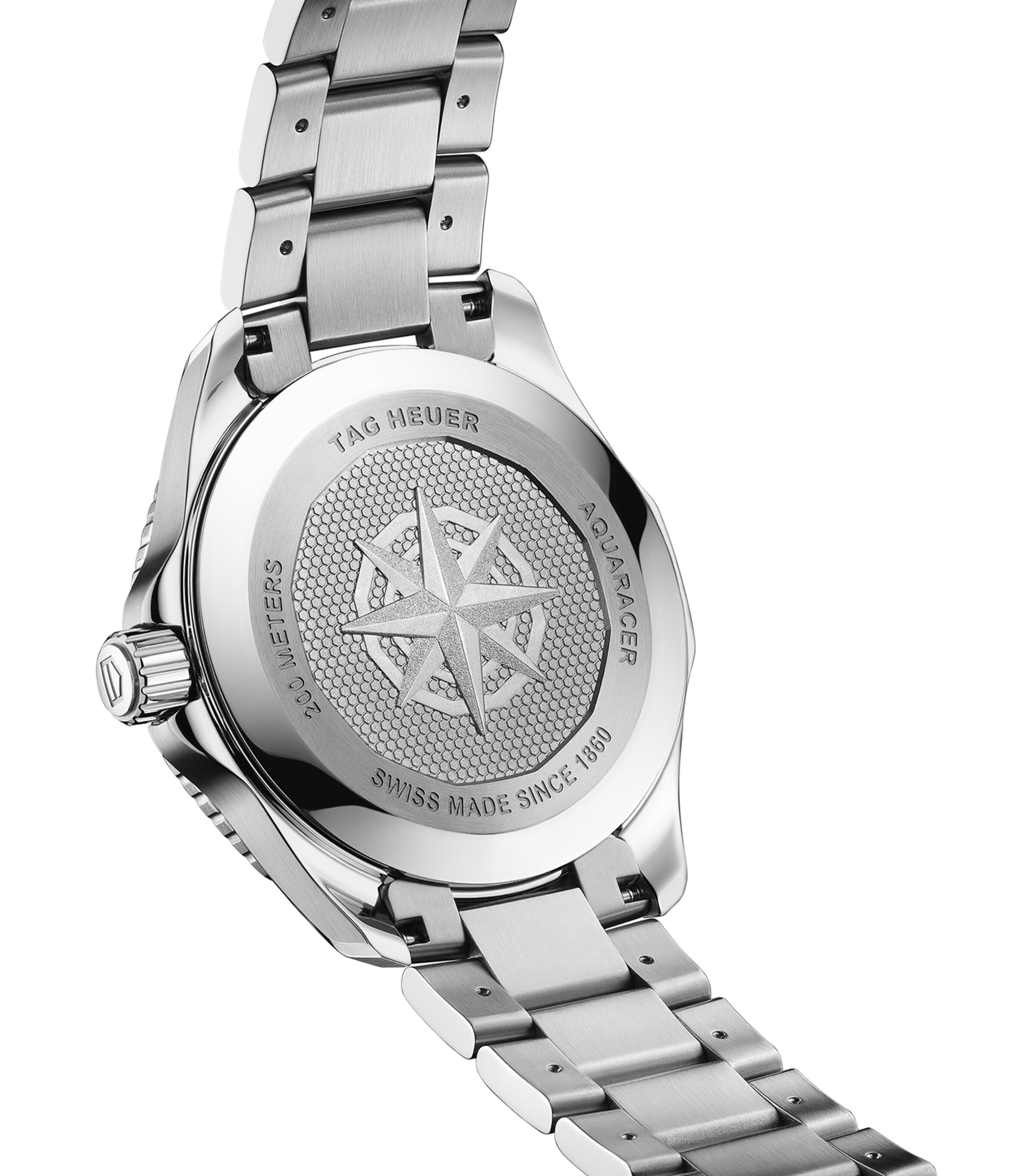 TAG Heuer Stainless Steel Aquaracer Watch 43mm | Harrods UK