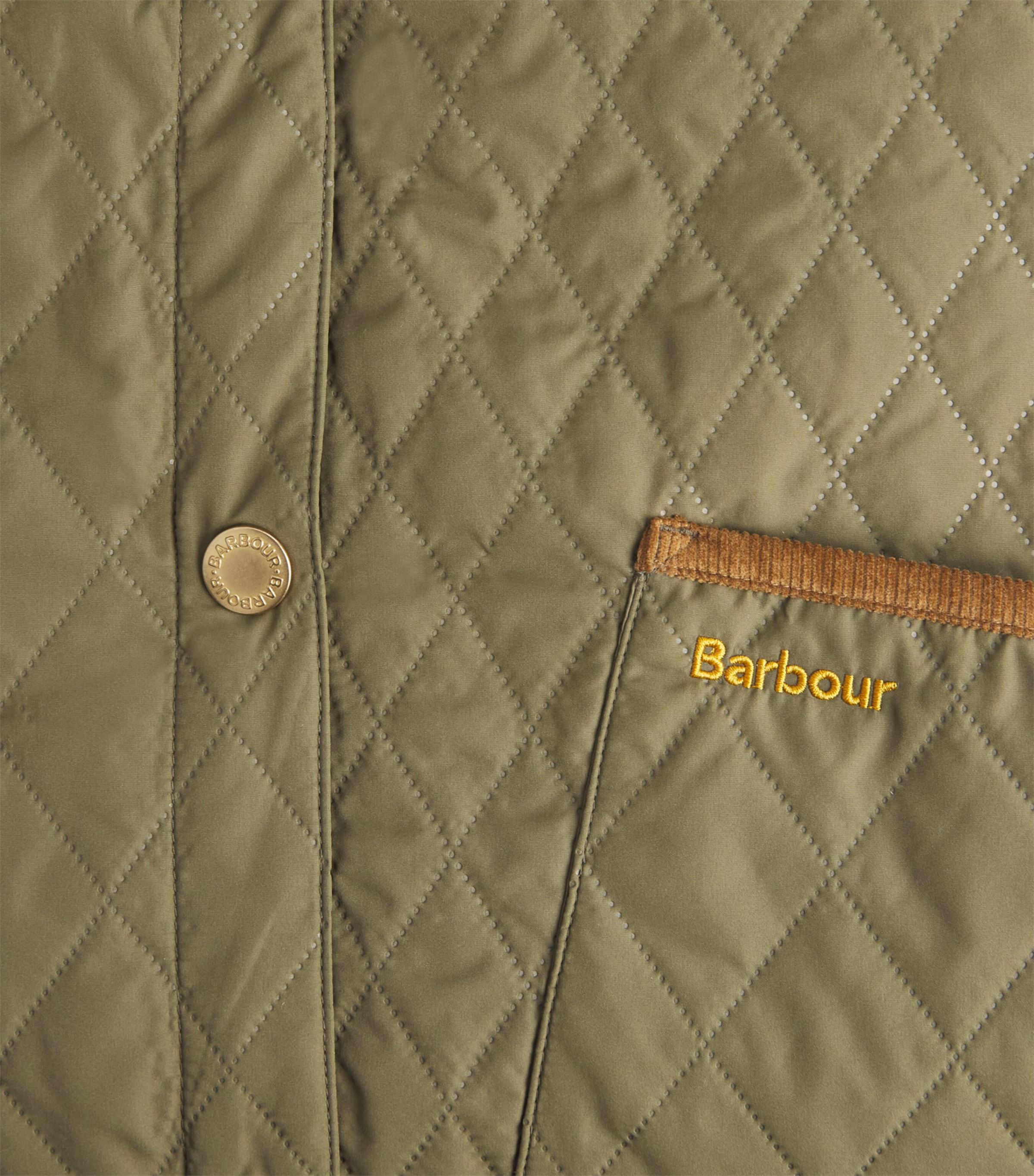 Barbour Green Quilted Goldmire Jacket | Harrods CA