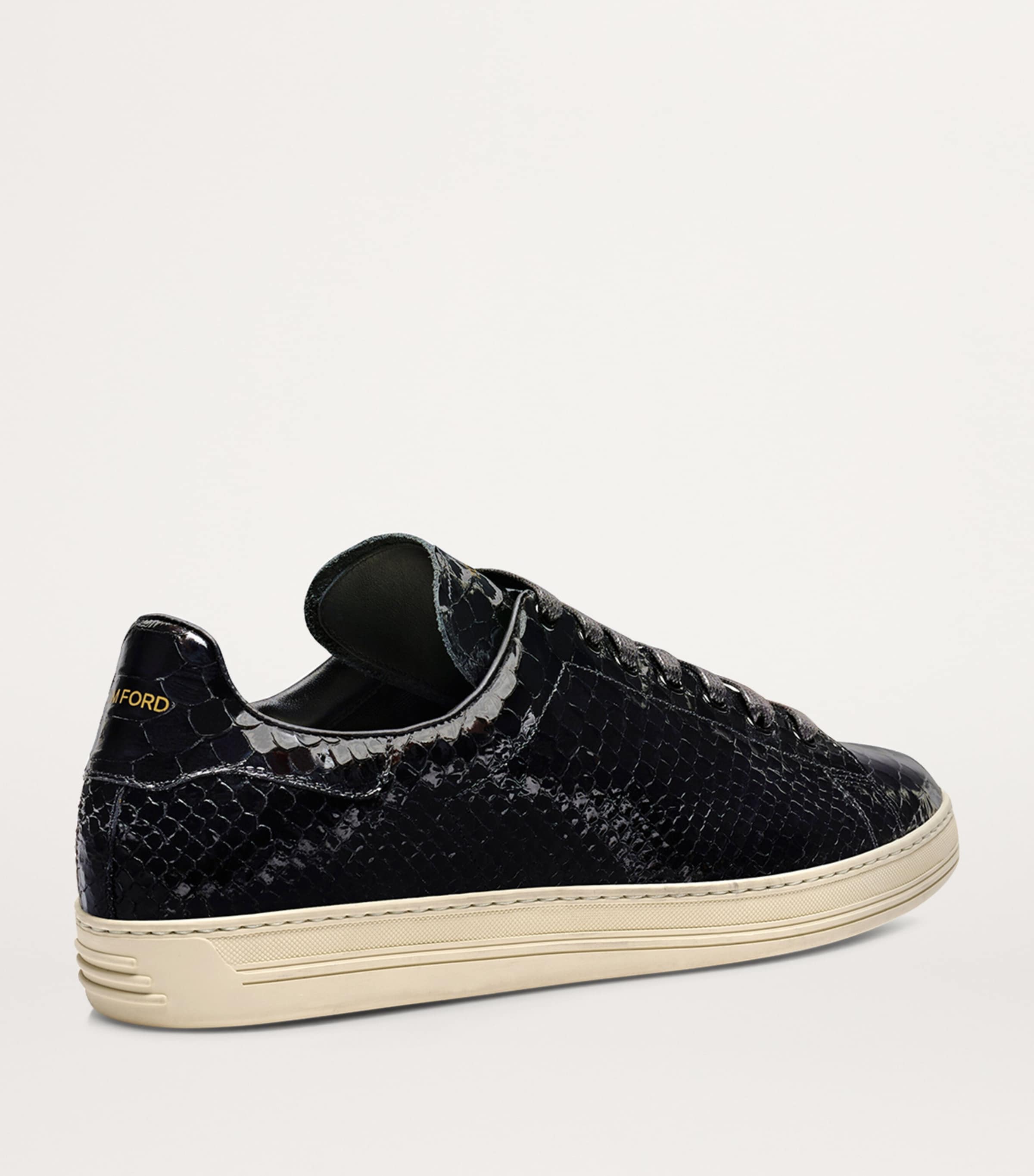 TOM FORD Patent Python Warwick Sneakers | Harrods UK