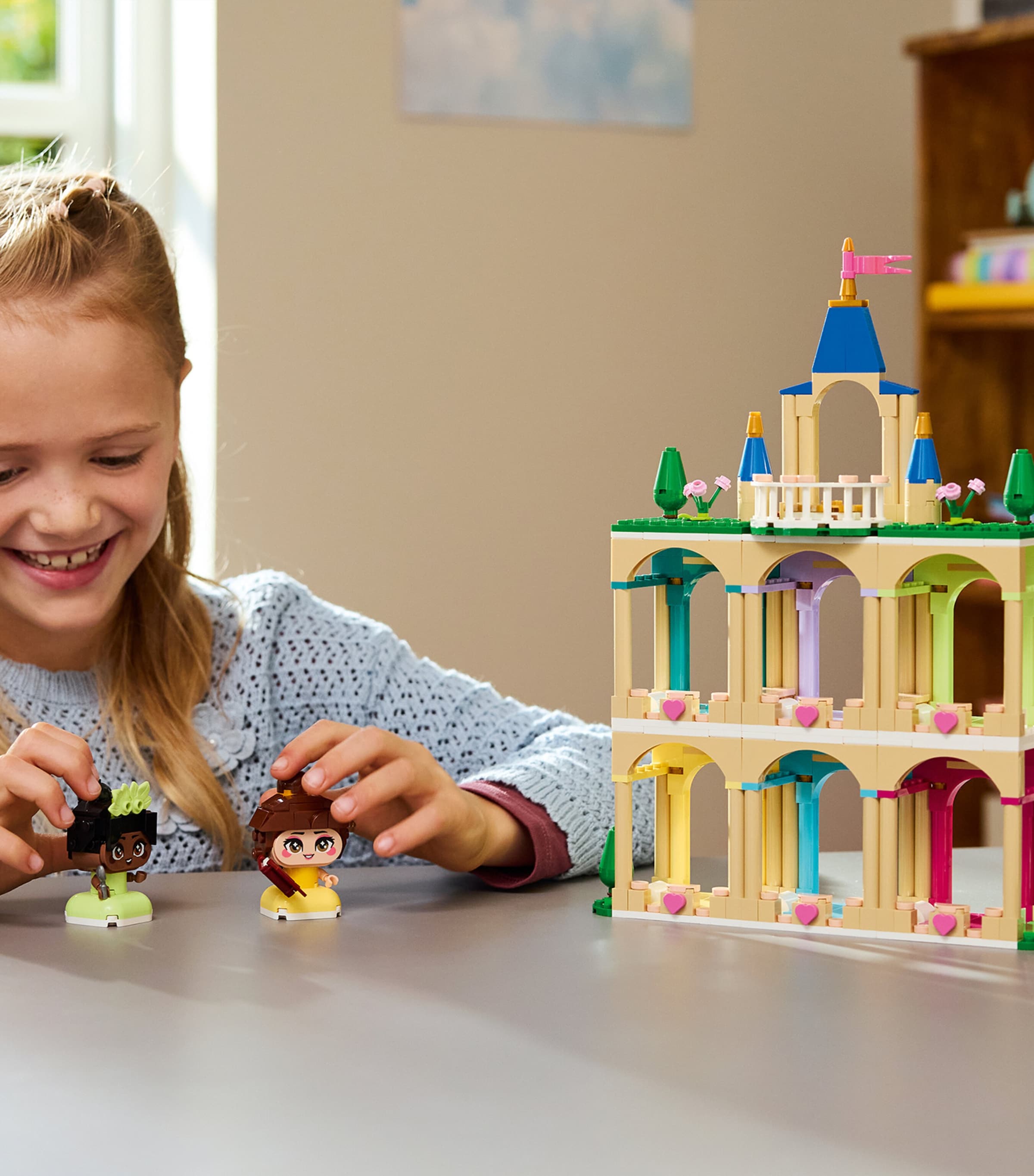 Lego Disney Princess Mini Belle & Tiana with Castle 43291 | Harrods AT