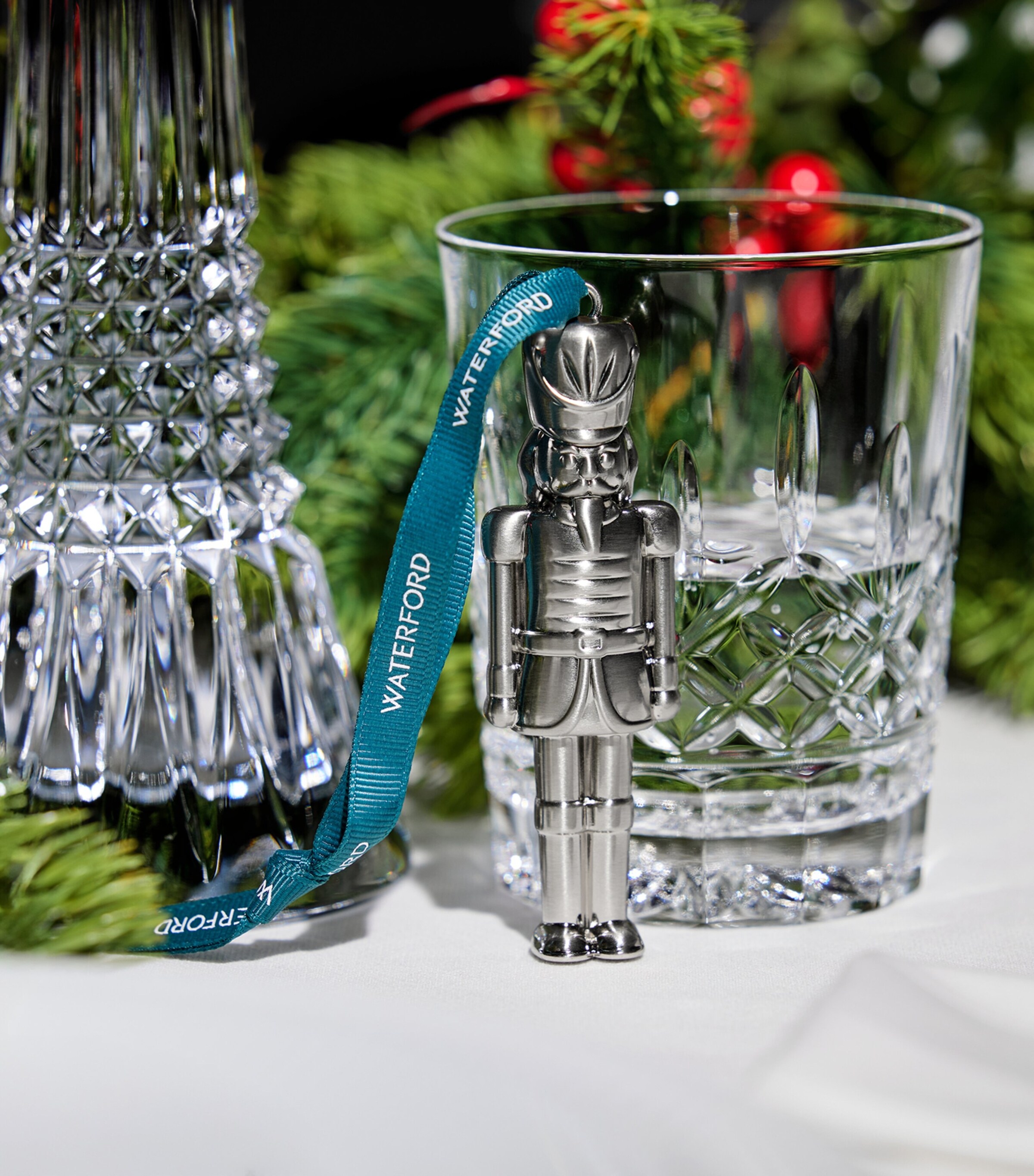 Waterford Train, Nutcracker and Teddy Tree Decoration Set | Harrods CA