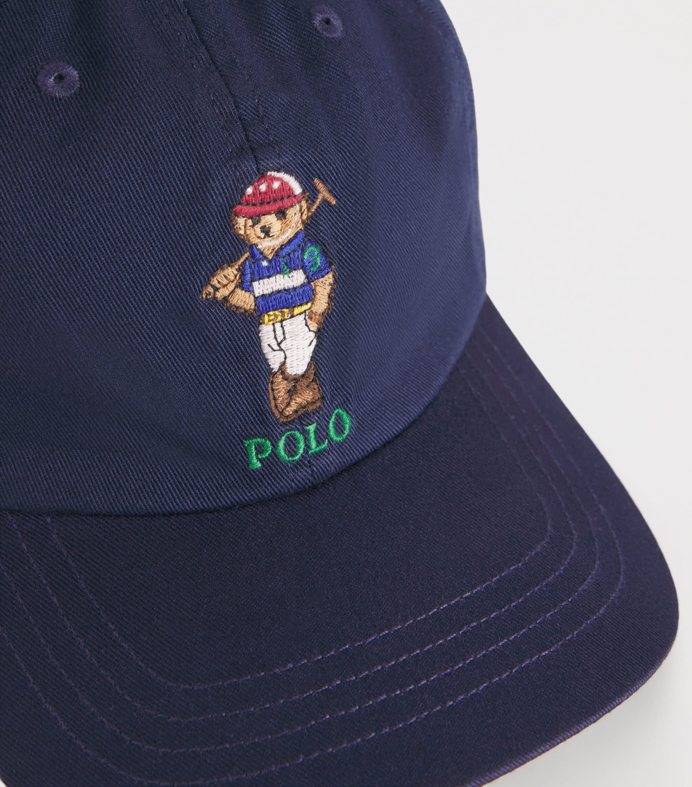 Ralph Lauren Kids Navy Cotton Polo Bear Baseball Cap | Harrods PR