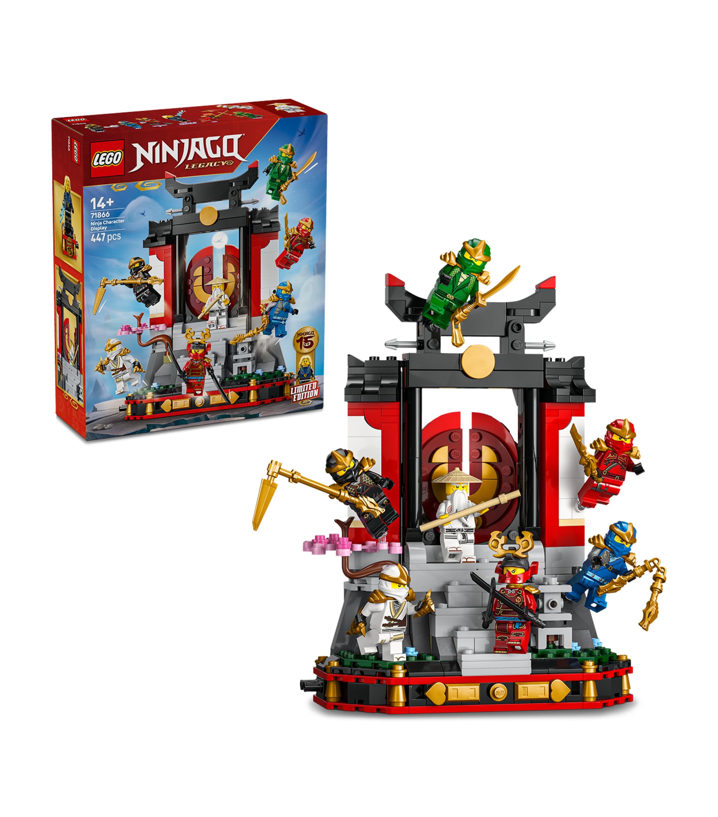 Lego LEGO NINJAGO Ninja Character Display 15th Anniversary 71866 ...