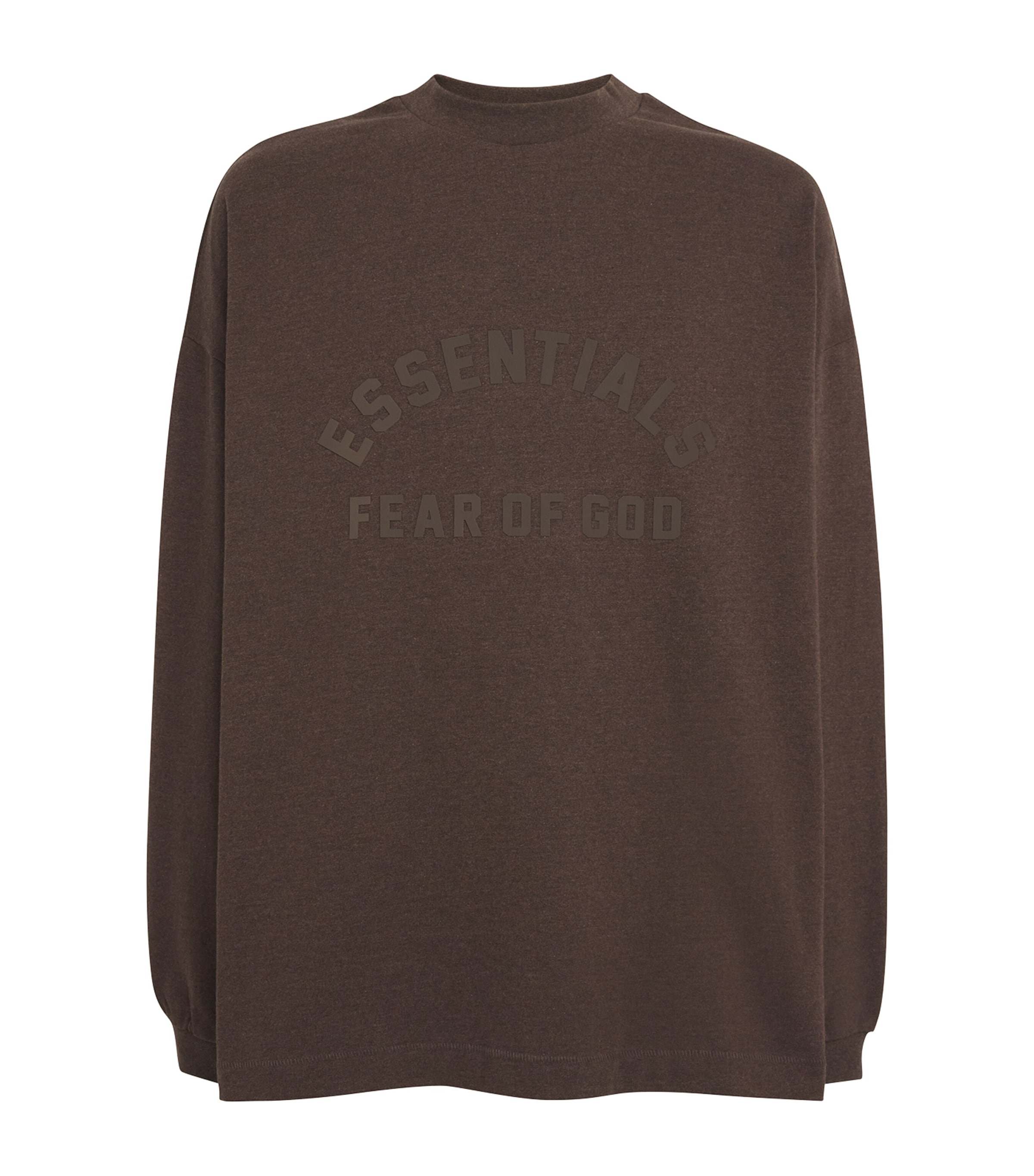 FEAR OF GOD ESSENTIALS Long-Sleeve Oversized Logo T-Shirt | Harrods TW
