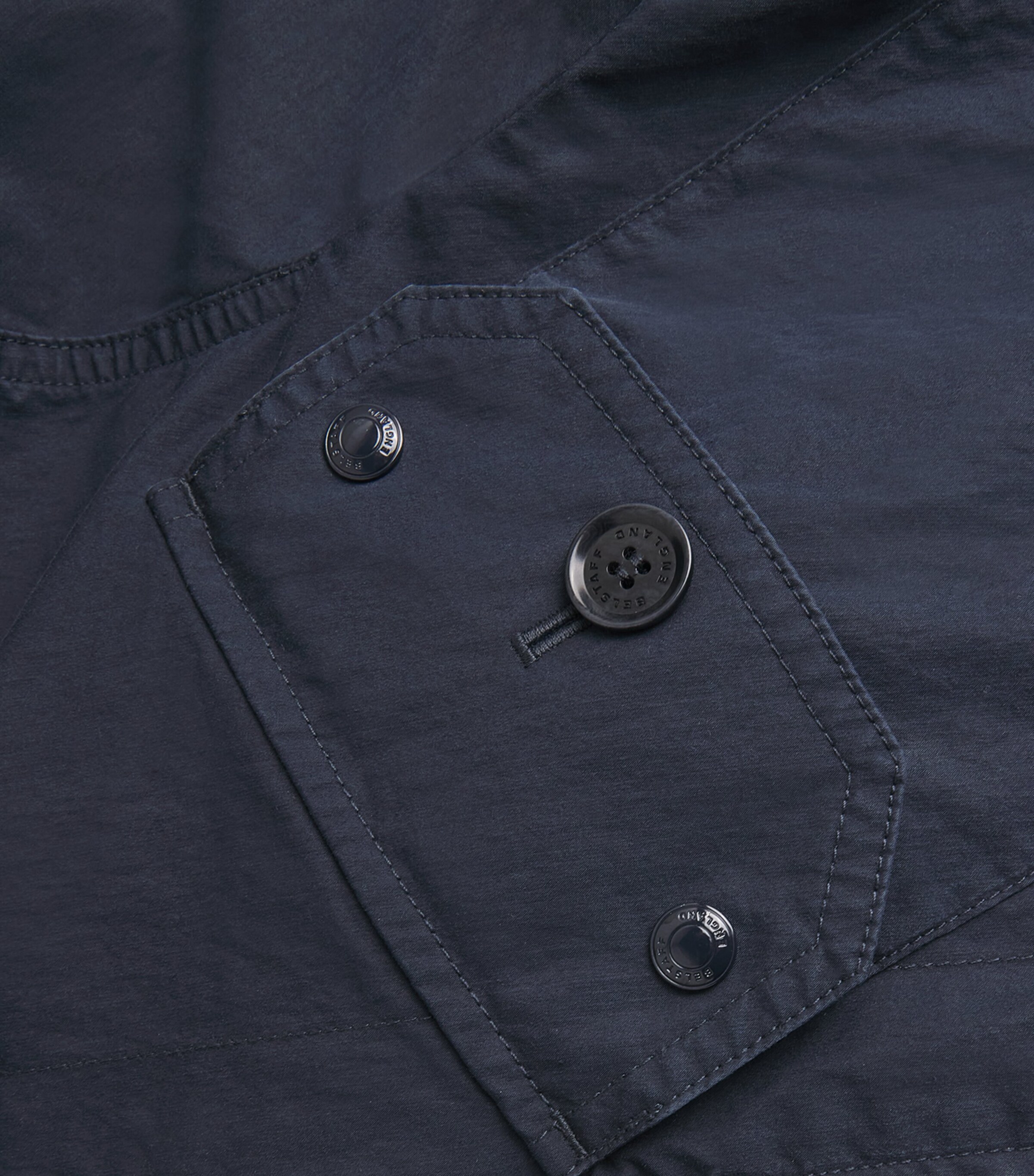 Belstaff Navy Cotton-Blend Rig Jacket | Harrods UK