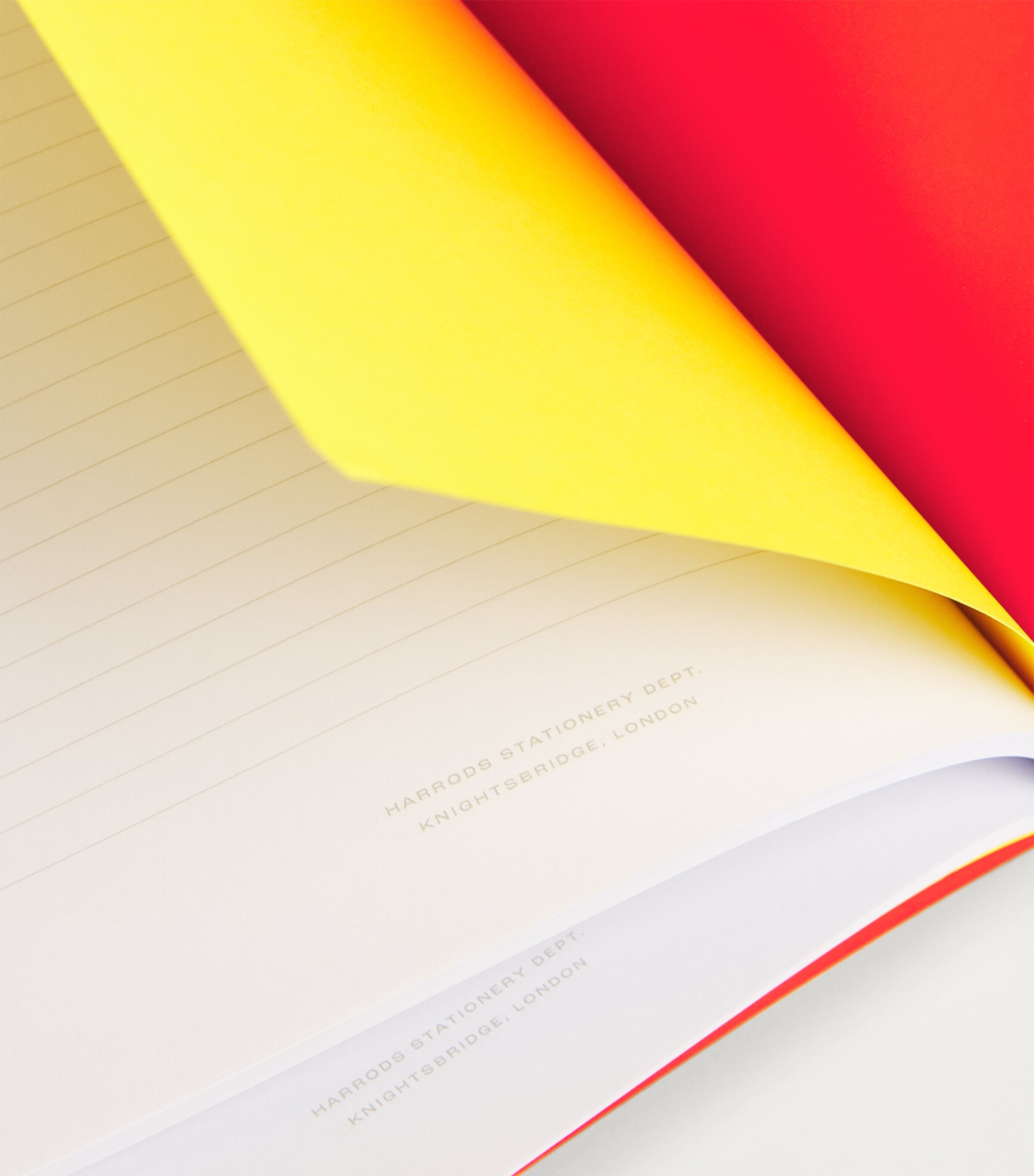 Harrods Red Logo Notebook | Harrods UK