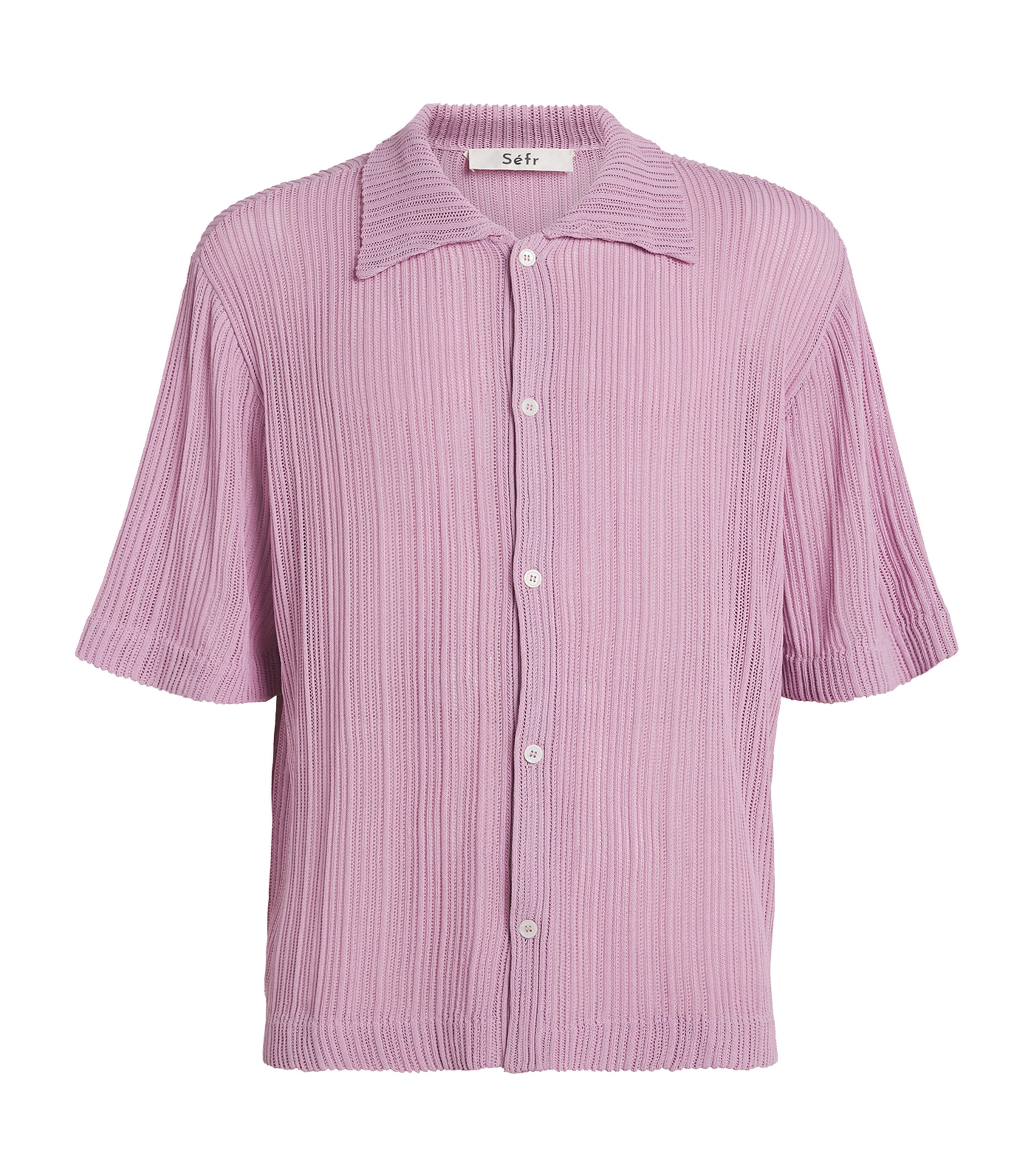 Séfr Mesh Short-Sleeve Julian Shirt | Harrods UK
