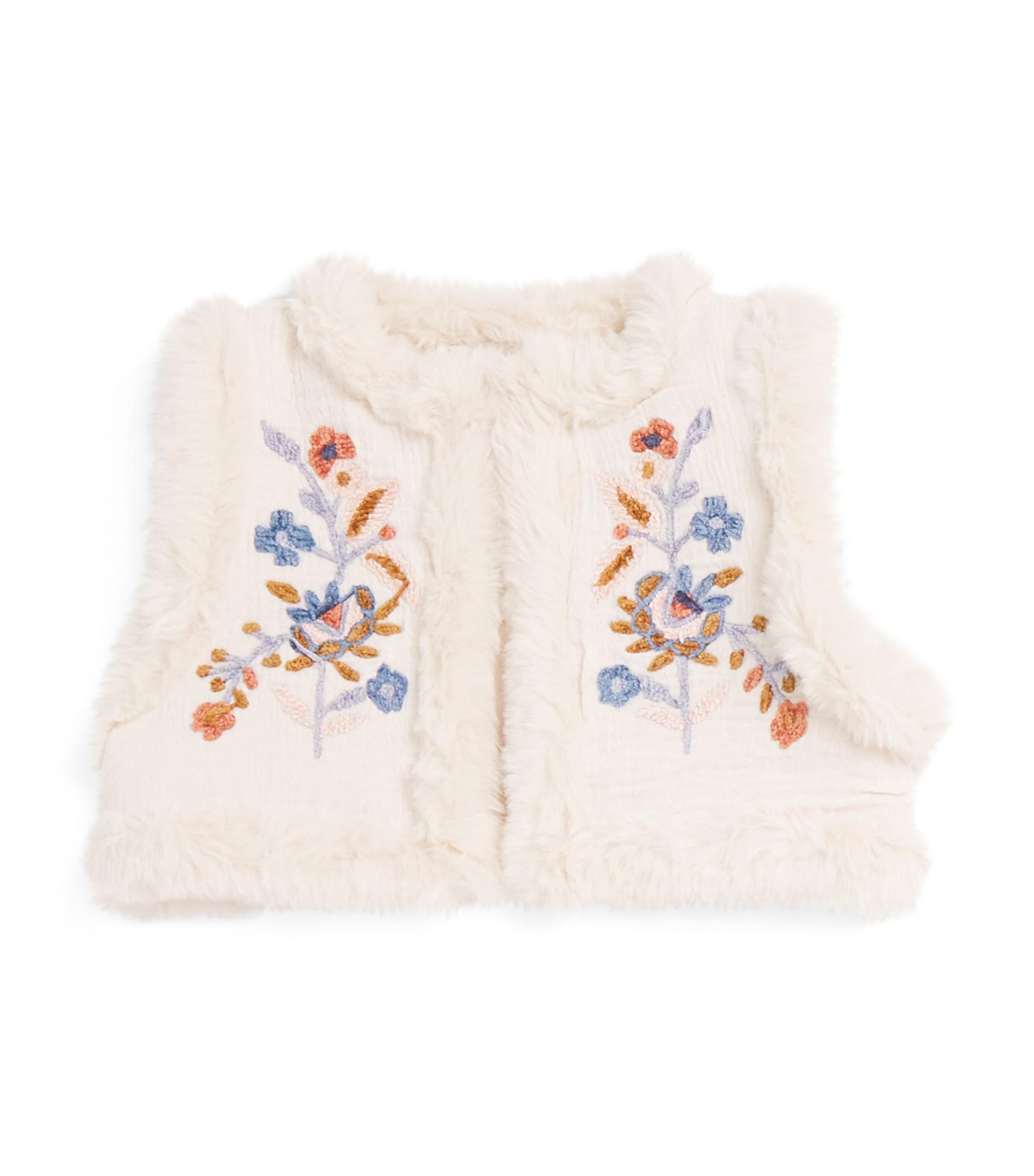 Louise Misha Ivory Cotton Reversible Librana Gilet (3 Years) | Harrods UK