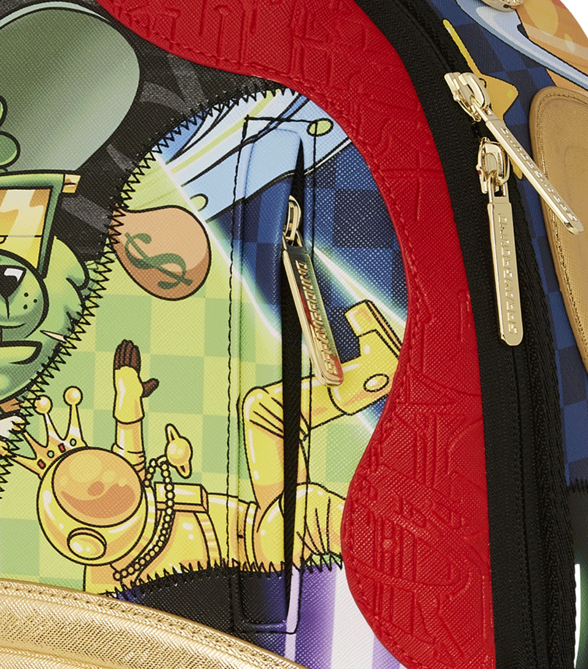 Sprayground Gold 15-Year Anniversary Golden Backpack | Harrods UK