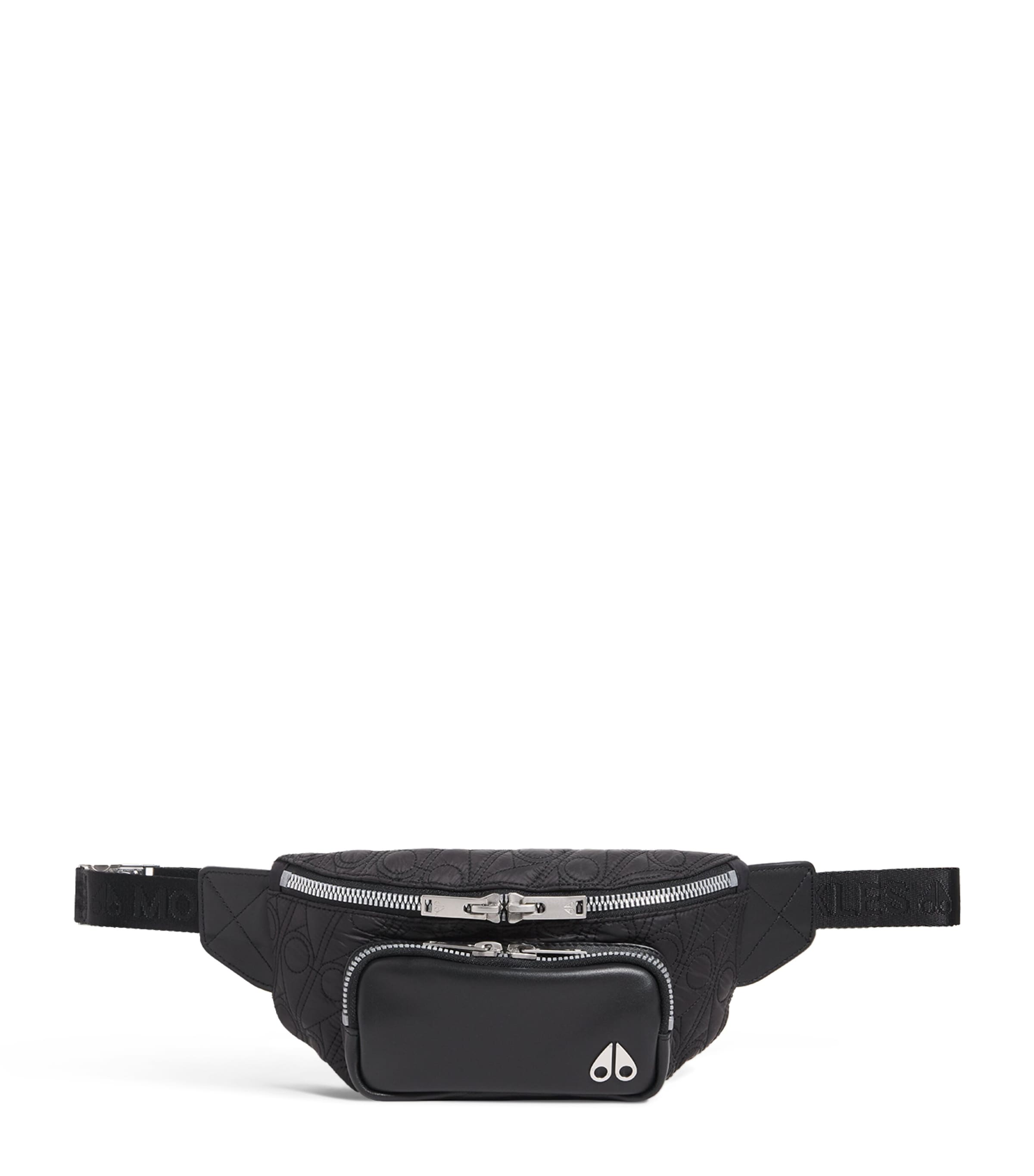 Moose Knuckles Black Monogram Cross-Body Bag | Harrods US