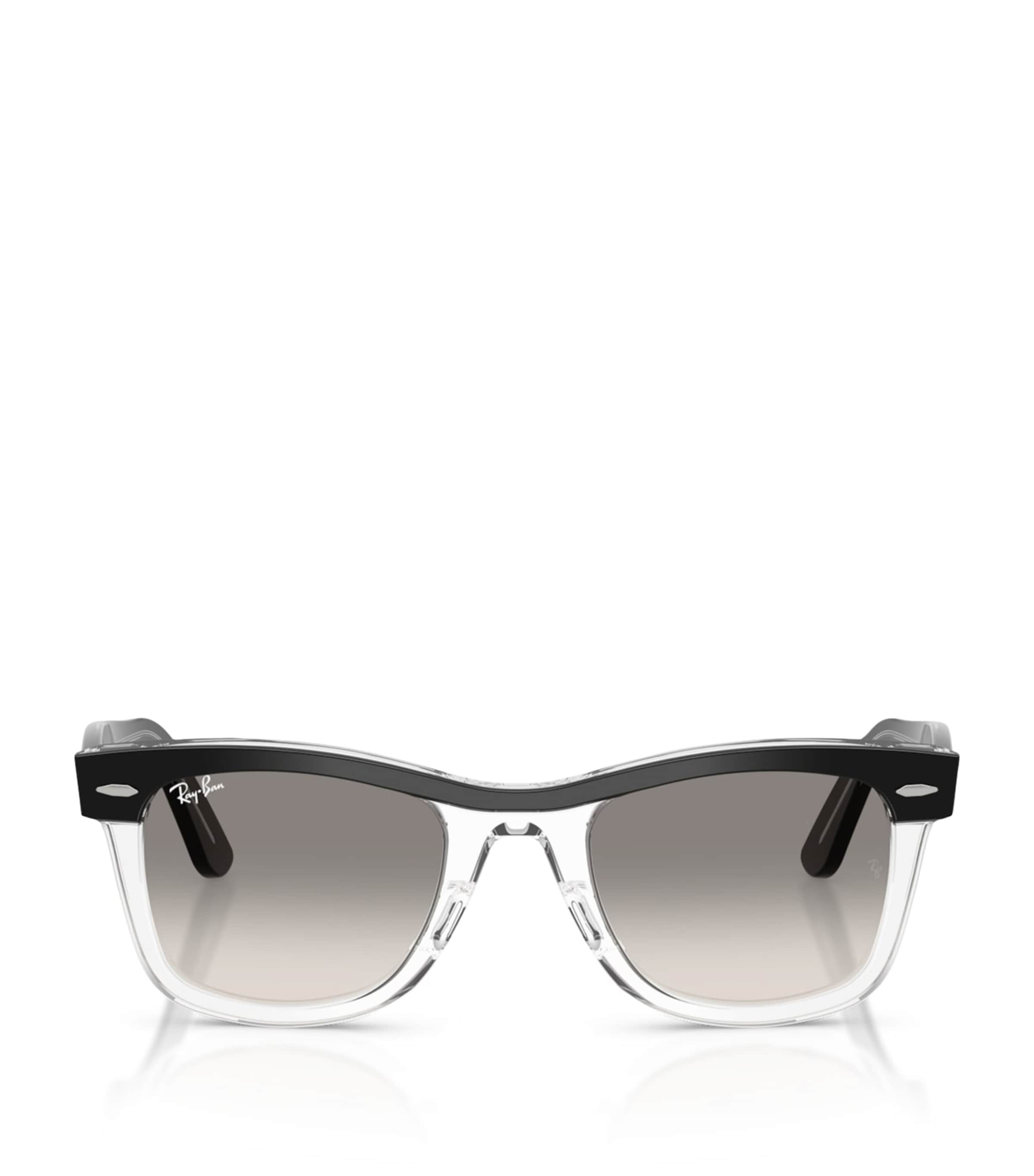 Ray-Ban Black Wayfarer Street Neat Square Sunglasses | Harrods ES
