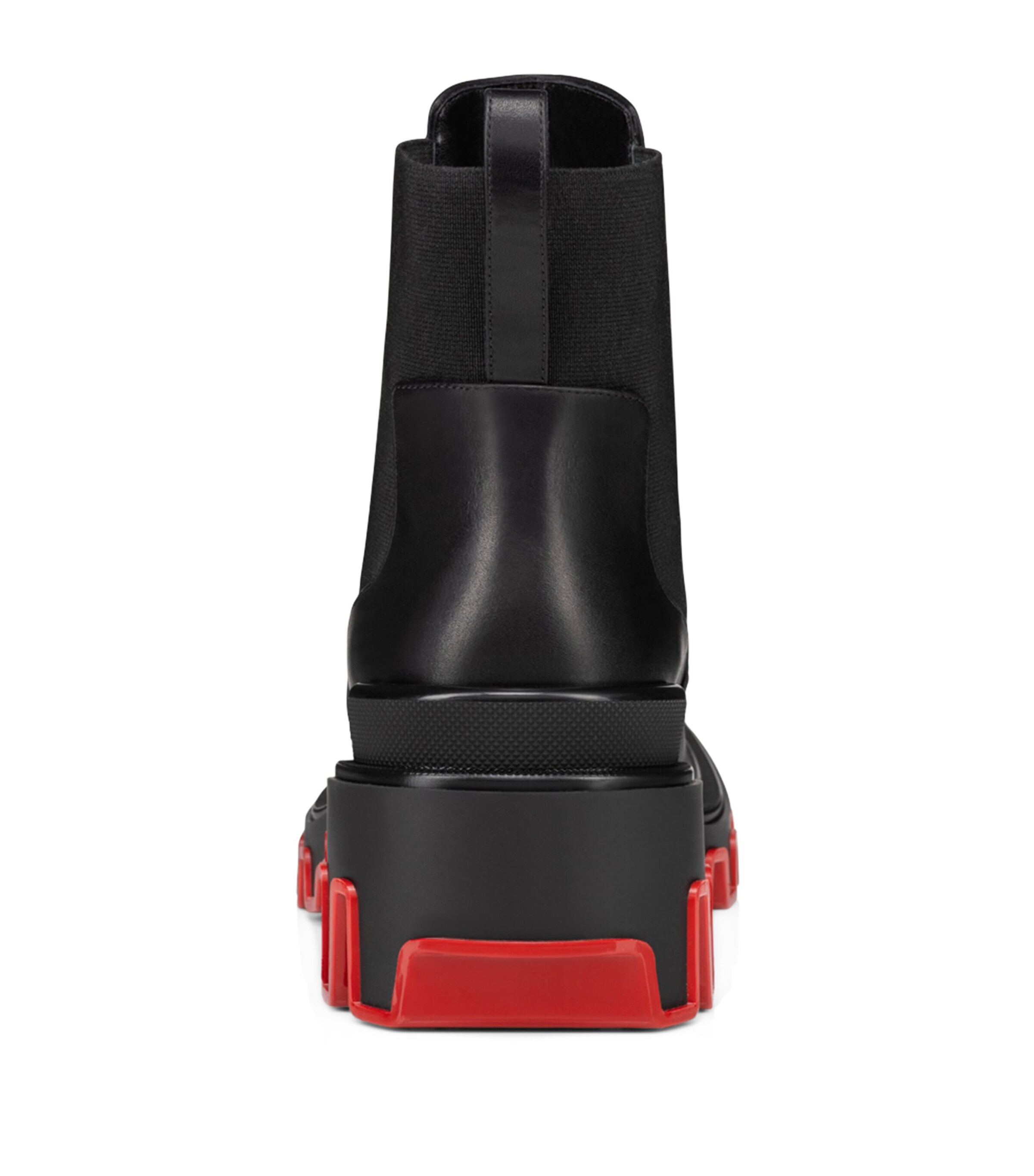 Christian Louboutin Black Marchacroche Dune Leather Boots | Harrods UK