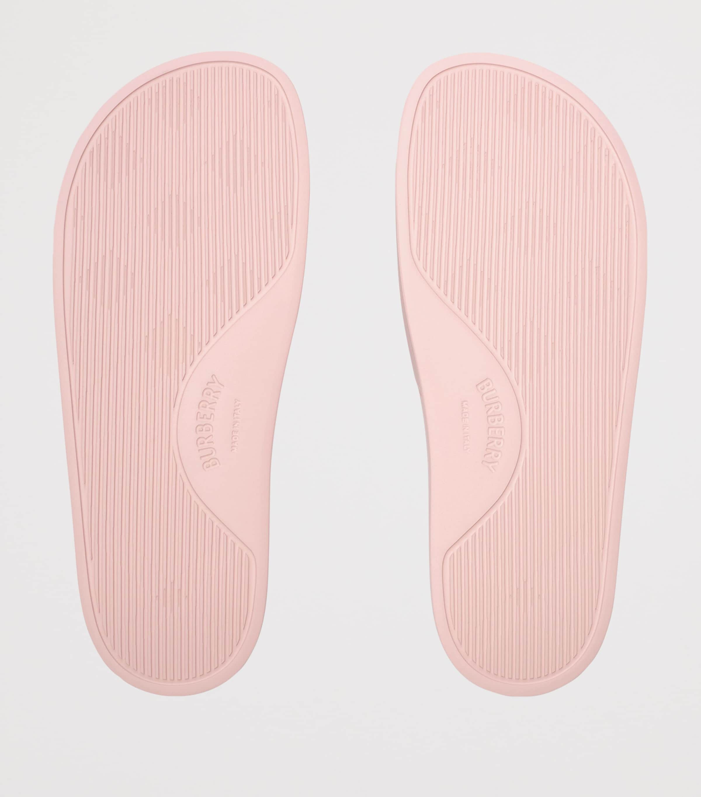 Burberry Pink Logo Slides | Harrods UK