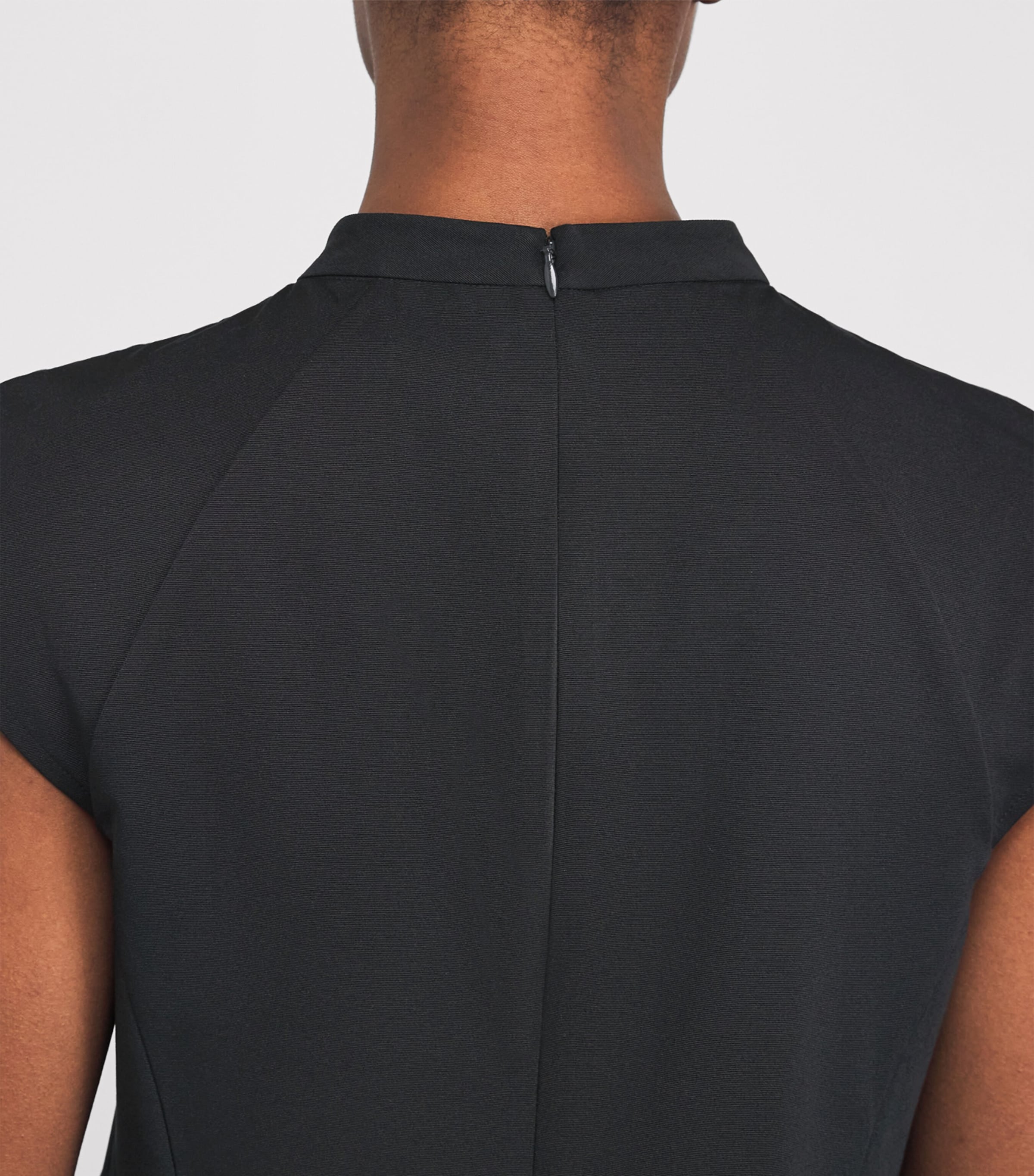 STAUD Black Cotton-Blend Ellie Mini Dress | Harrods IN