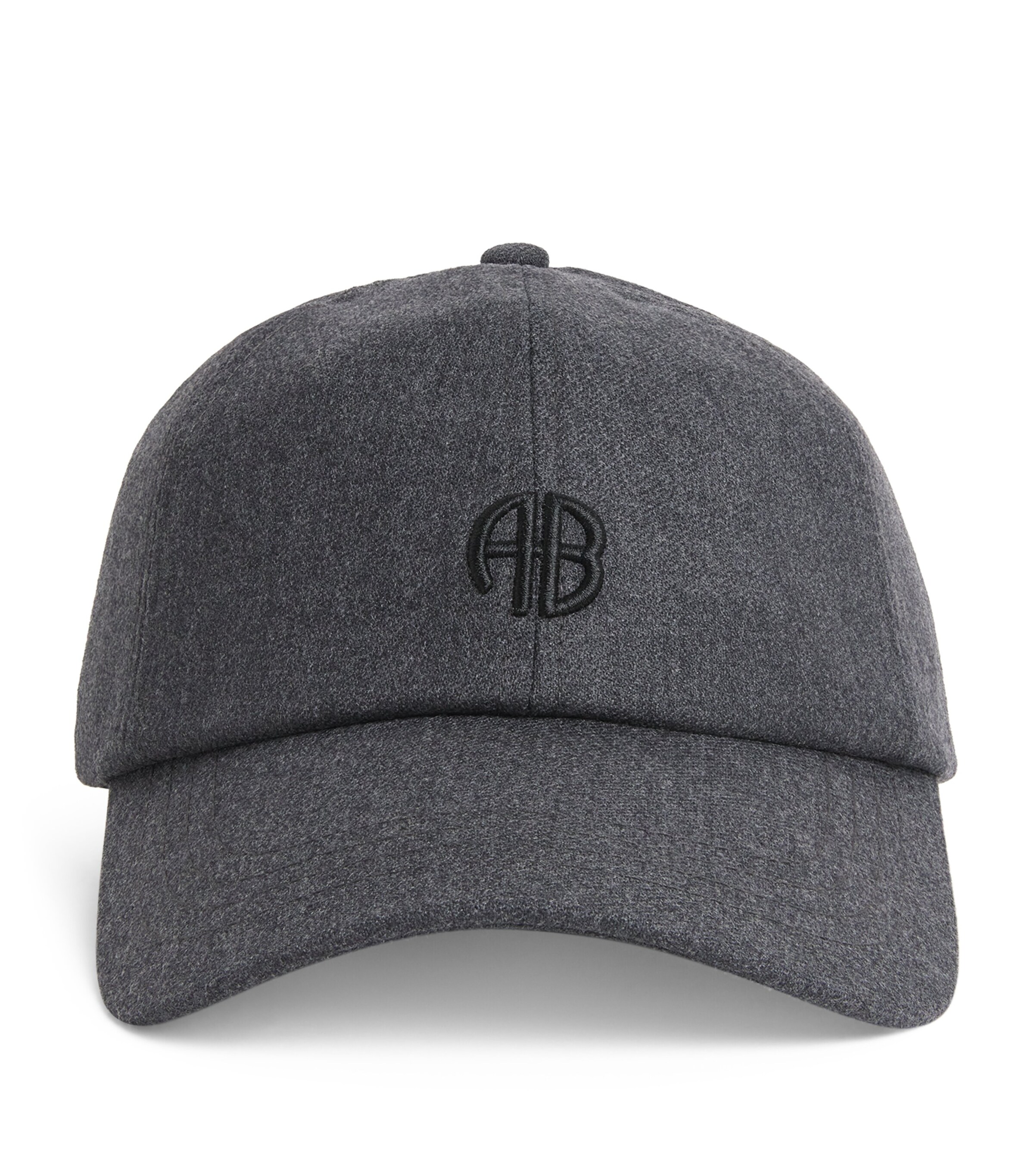 ANINE BING Grey Wool Jeremy Baseball Cap | Harrods UK