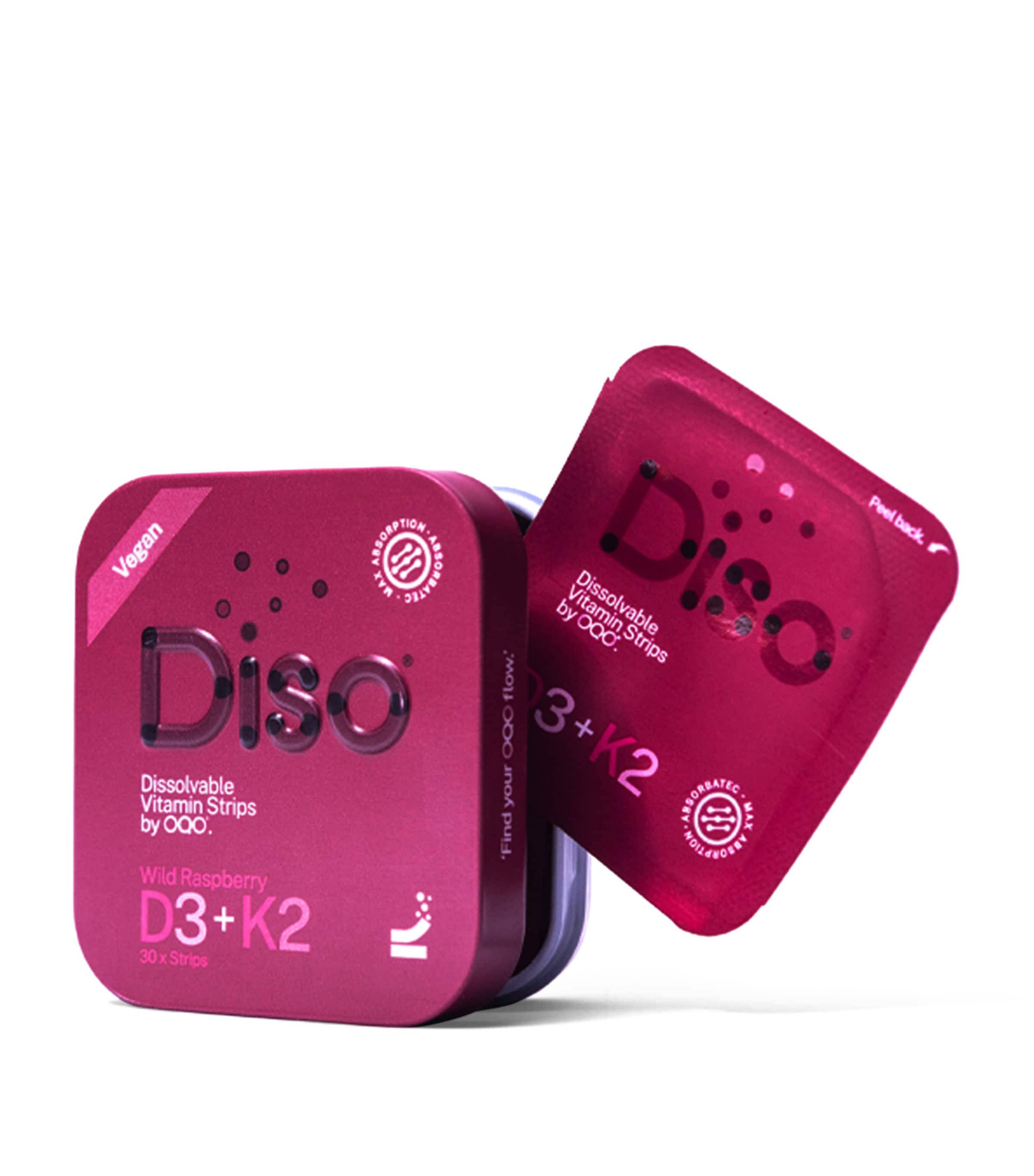 OQO DISO D3 + K2 Vitamin Strips (30 Strips) | Harrods CA