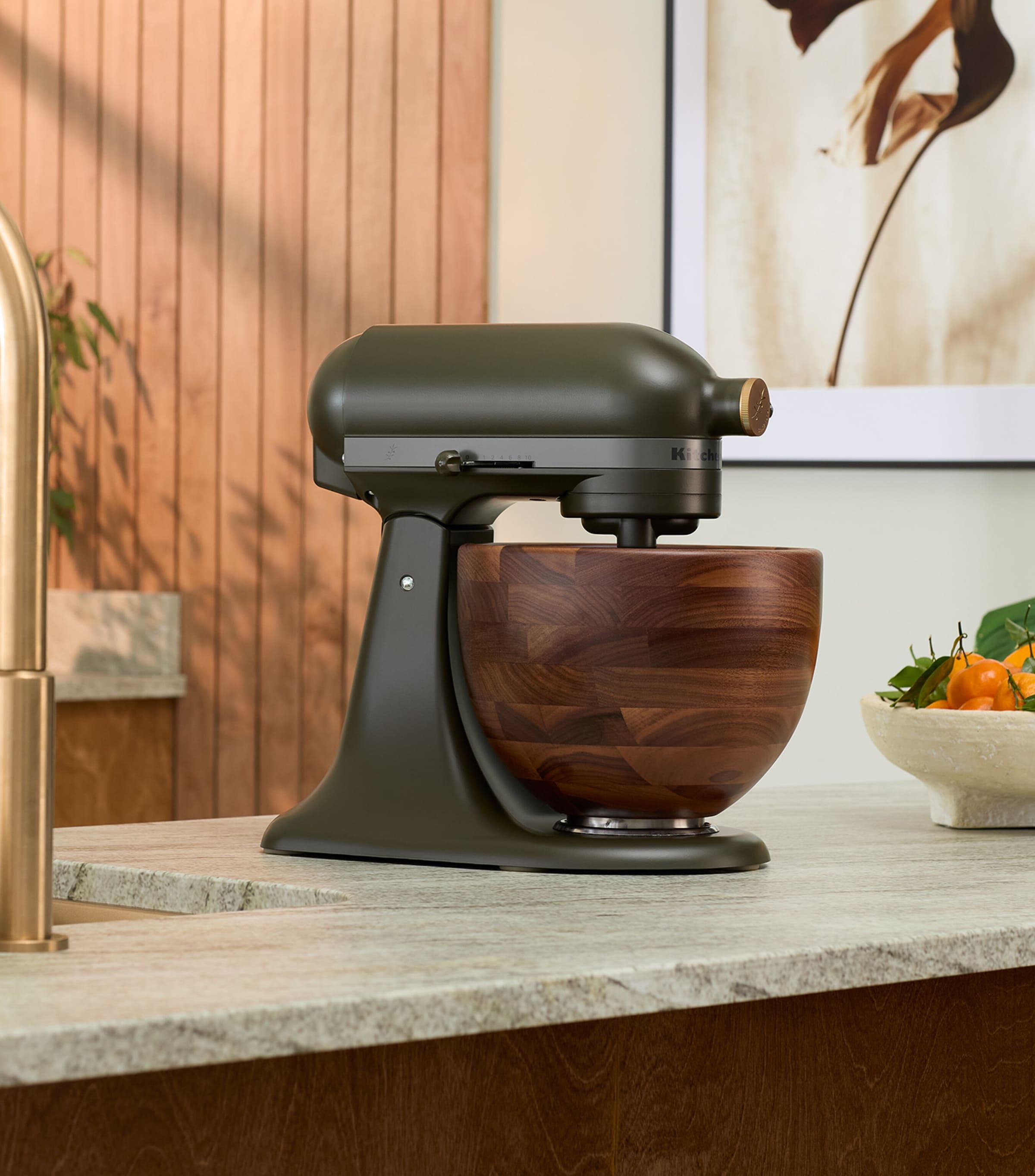 KitchenAid Evergreen Artisan Stand Mixer (4.7L) | Harrods UK