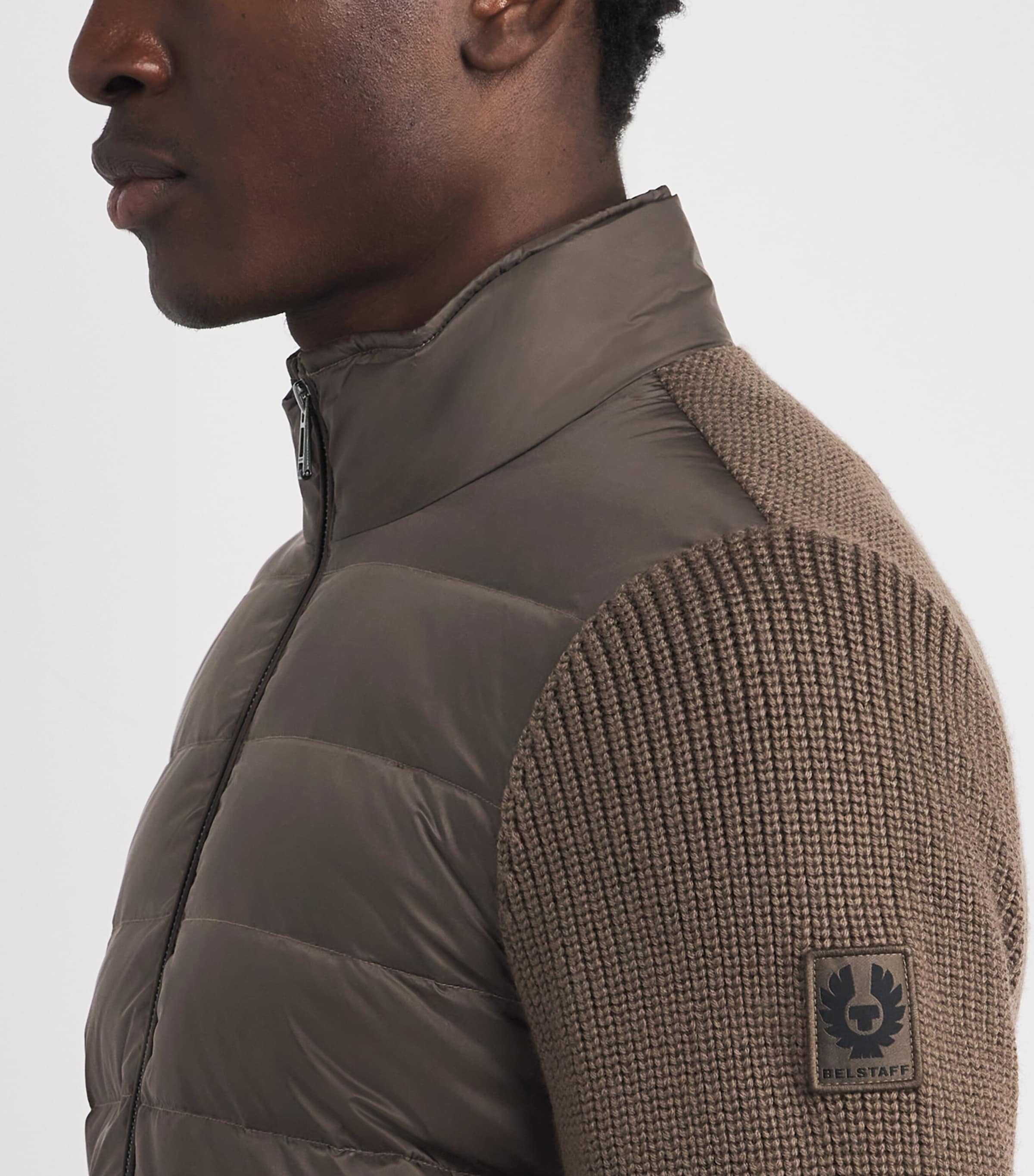 Belstaff Brown Merino Wool Circuiteer Hybrid Jacket | Harrods IN