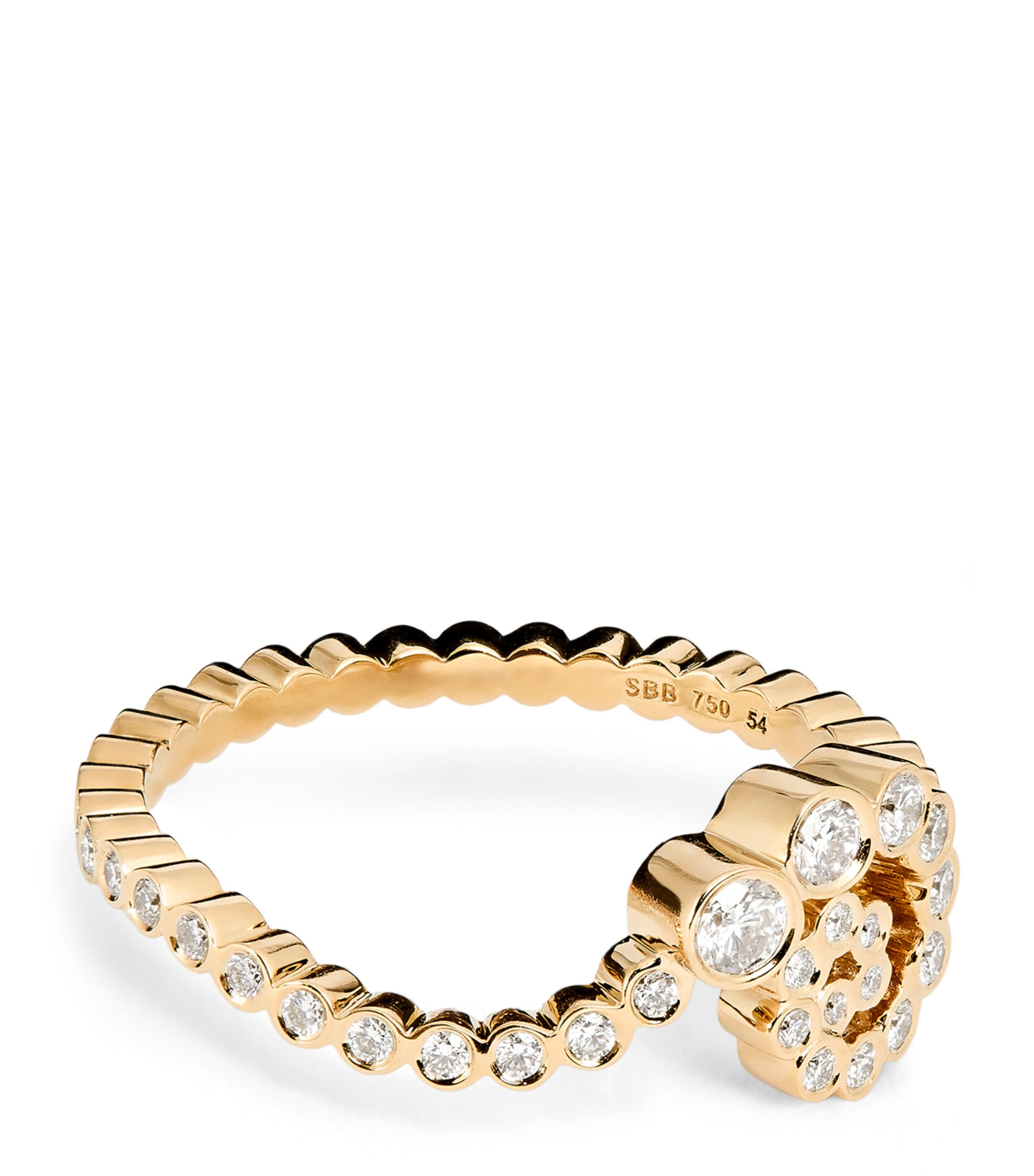 Sophie Bille Brahe Yellow Gold and Diamond Rêve Escargot Ring | Harrods CN