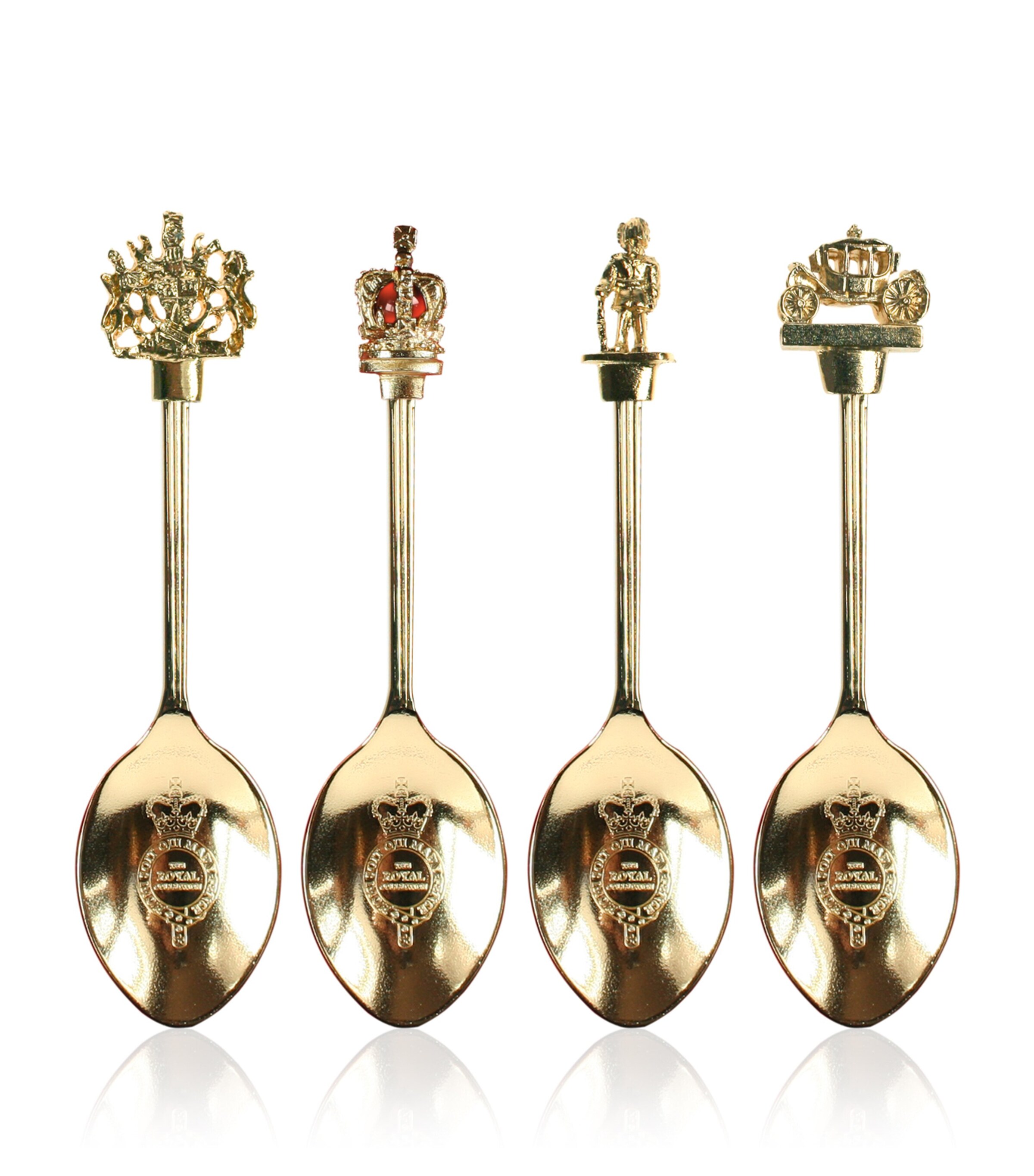 Harrods British Monarchy Souvenir Spoons (Set of 4) | Harrods US