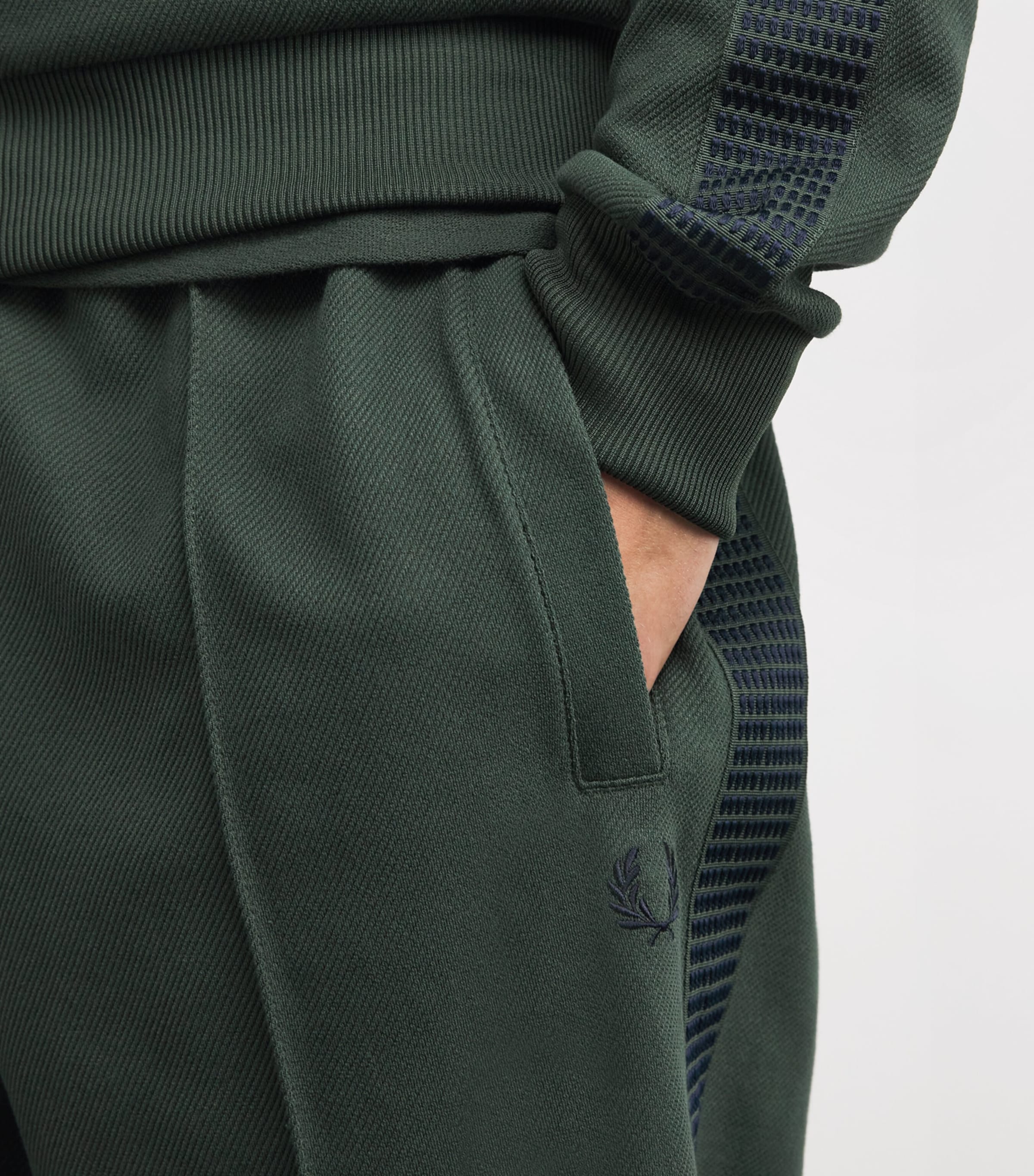 Fred Perry Green Dash Taped Sweatpants | Harrods US