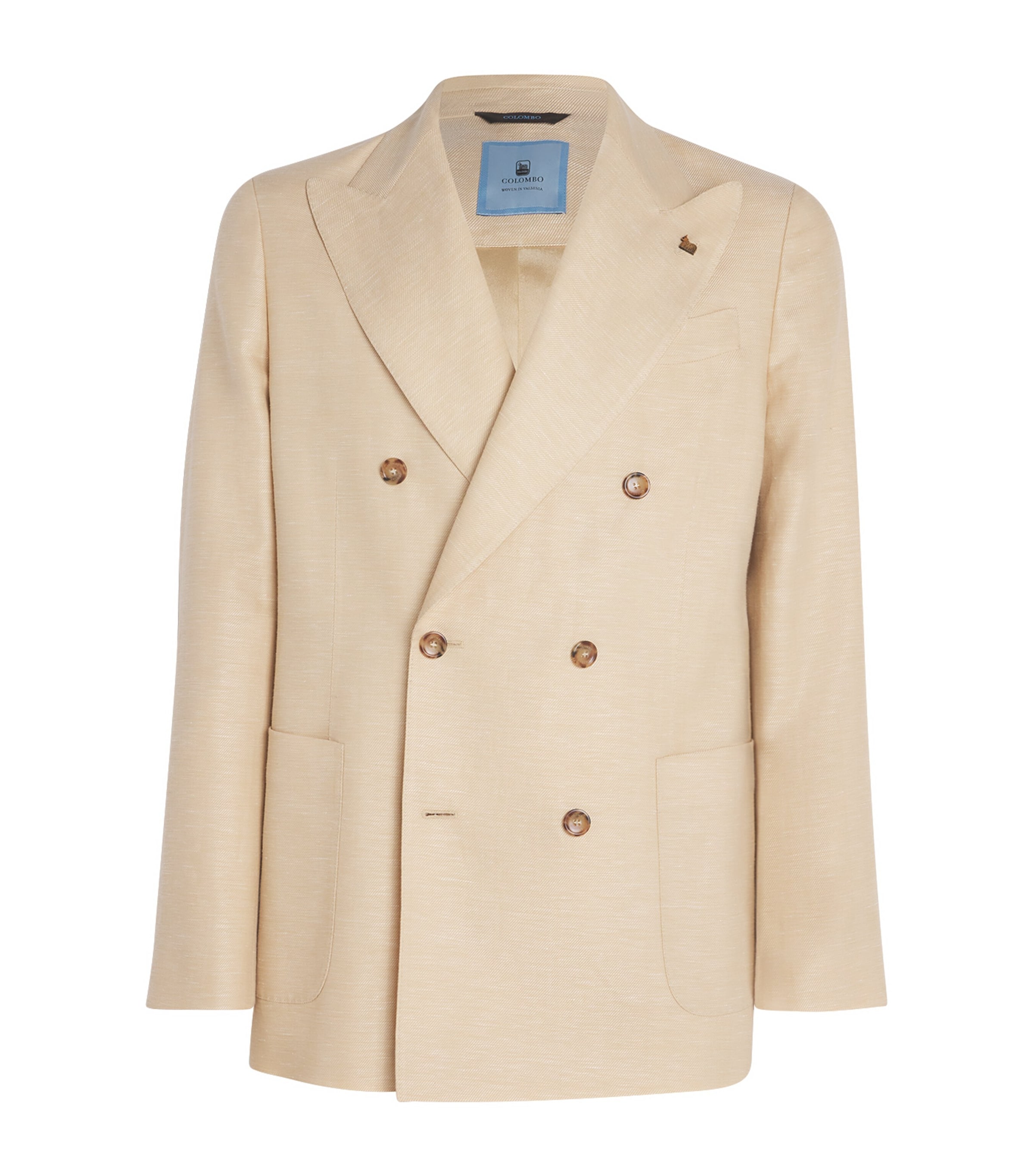 Colombo Yellow Cashmere-Linen Robert Blazer | Harrods BE