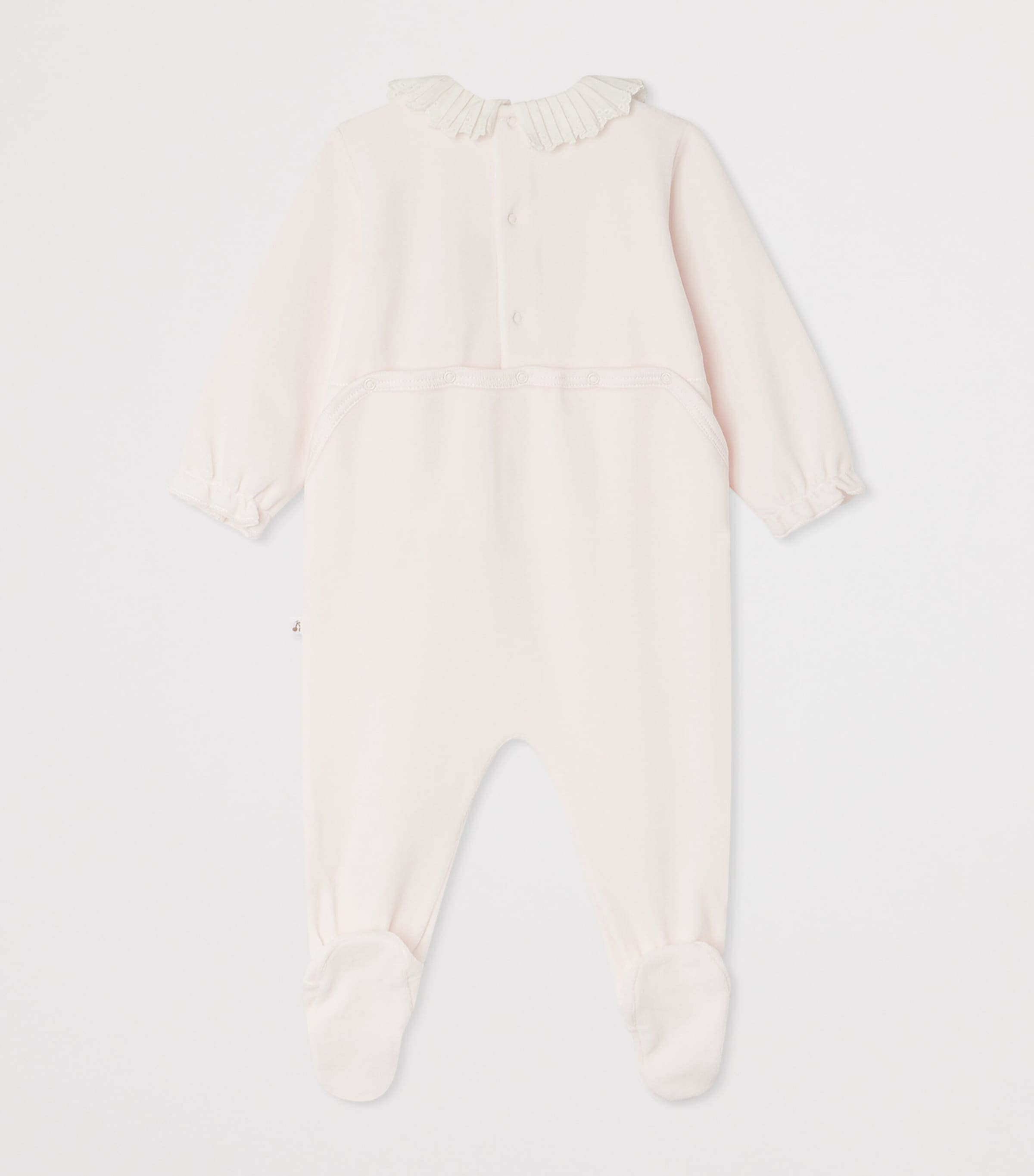 Bonpoint Pink Cotton-Blend Héritière All-In-One Pyjamas (1-18 Months ...
