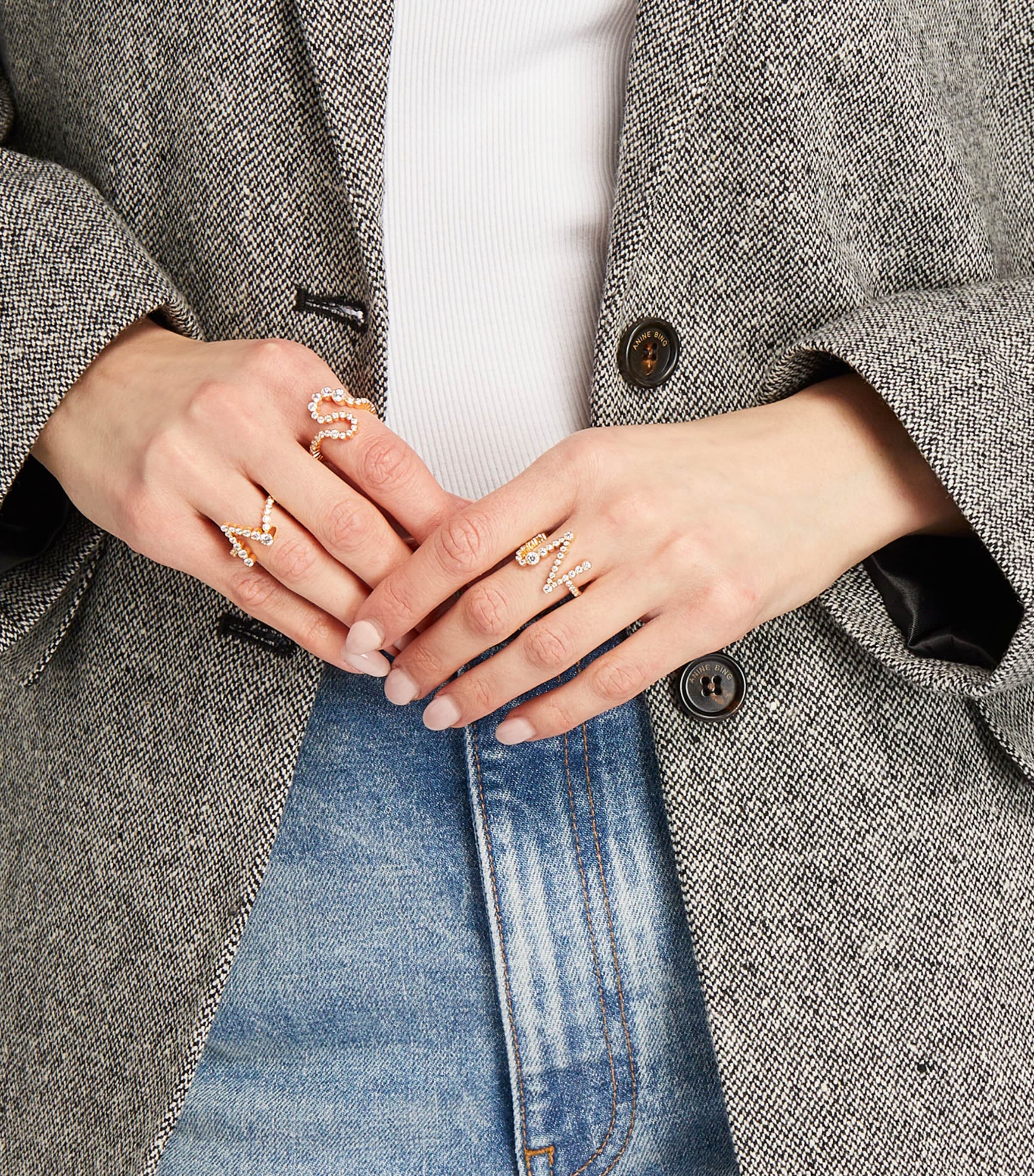 Sophie Bille Brahe Yellow Gold and Diamond Ensemble ‘N’ Ring | Harrods IN