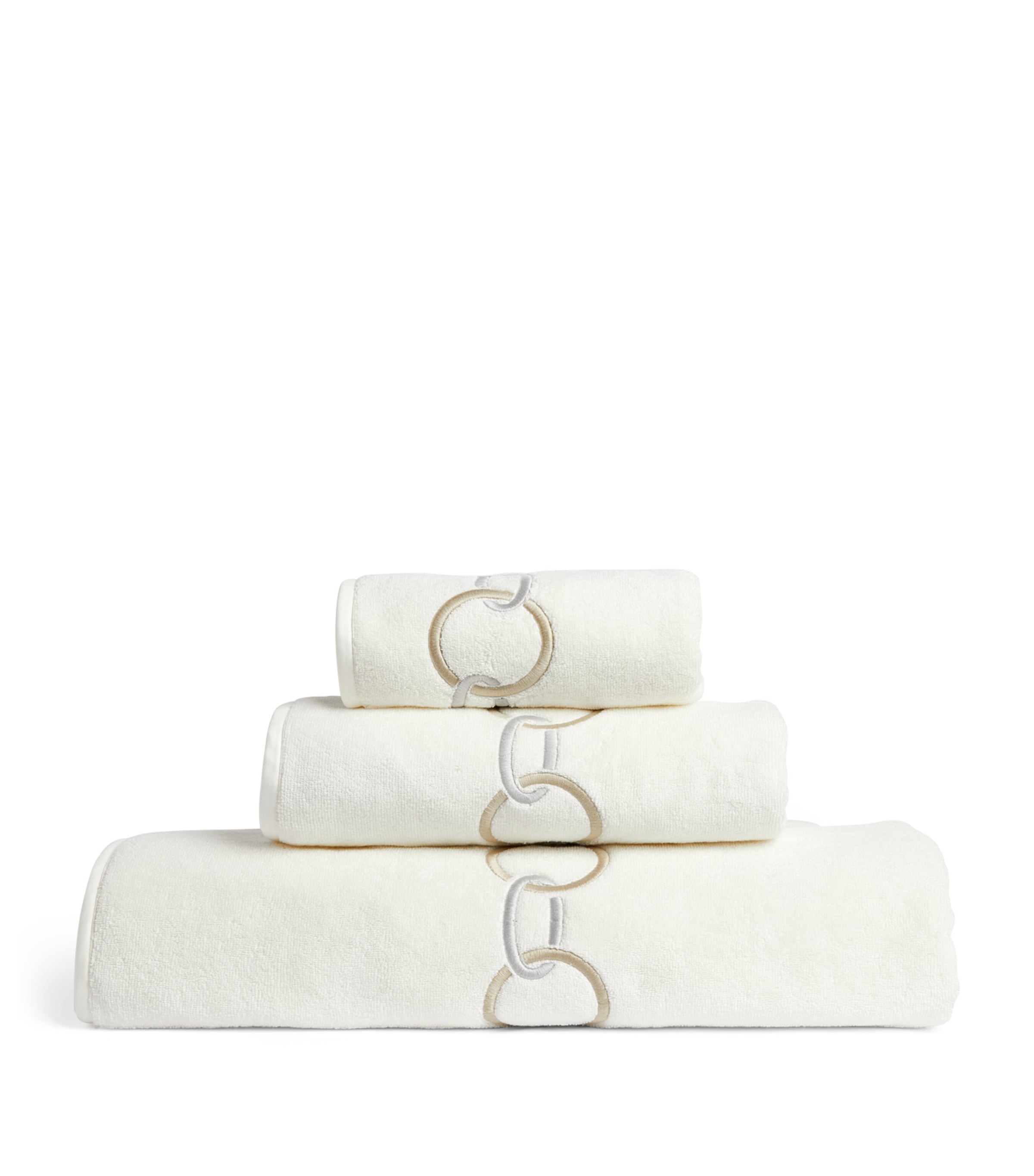 Frette Links Bath Sheet (100cm x 150cm) | Harrods US