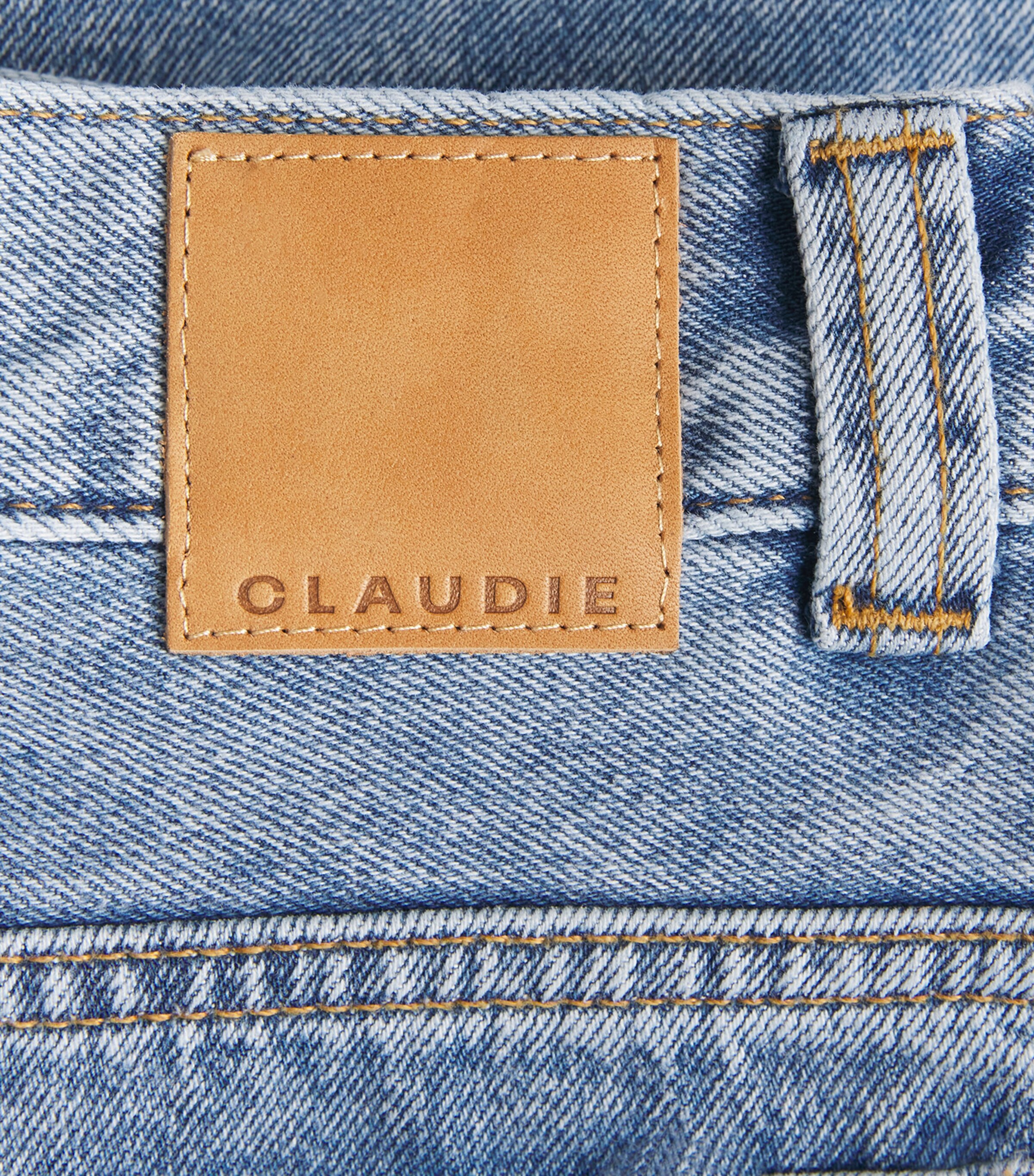 Claudie Pierlot Blue Denim Bermuda Shorts | Harrods AU