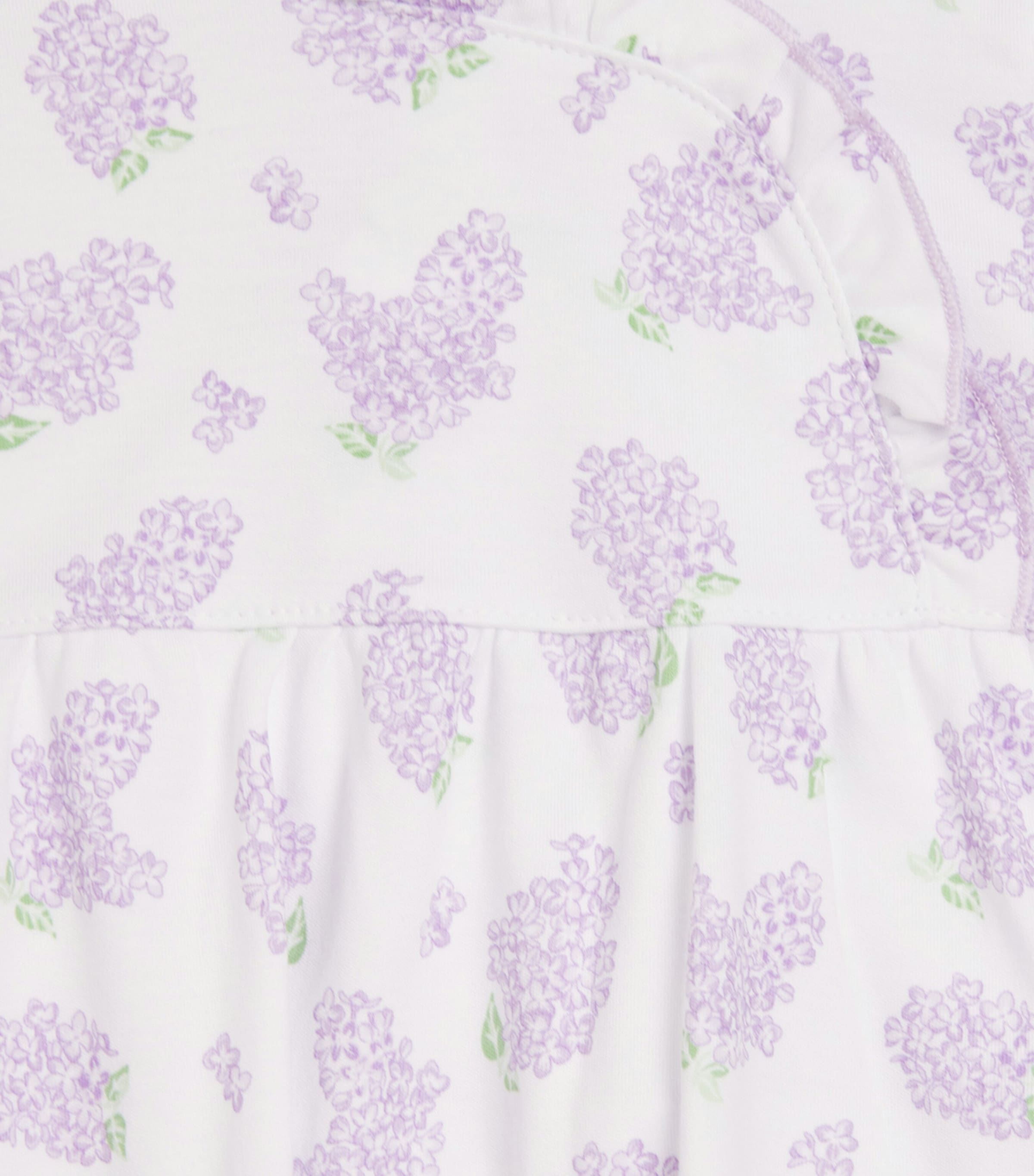 Kissy Kissy Purple Pima Cotton Lilac Love Playsuit (9 Months) | Harrods US