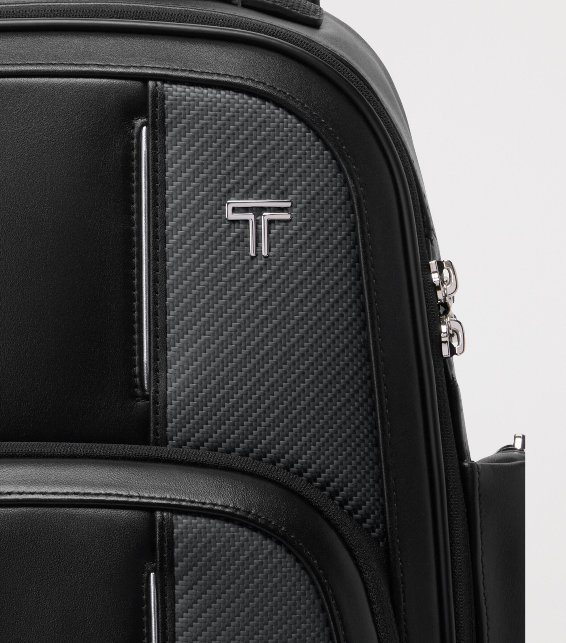 Tumi Black Leather Arrivé Barker Backpack | Harrods CA