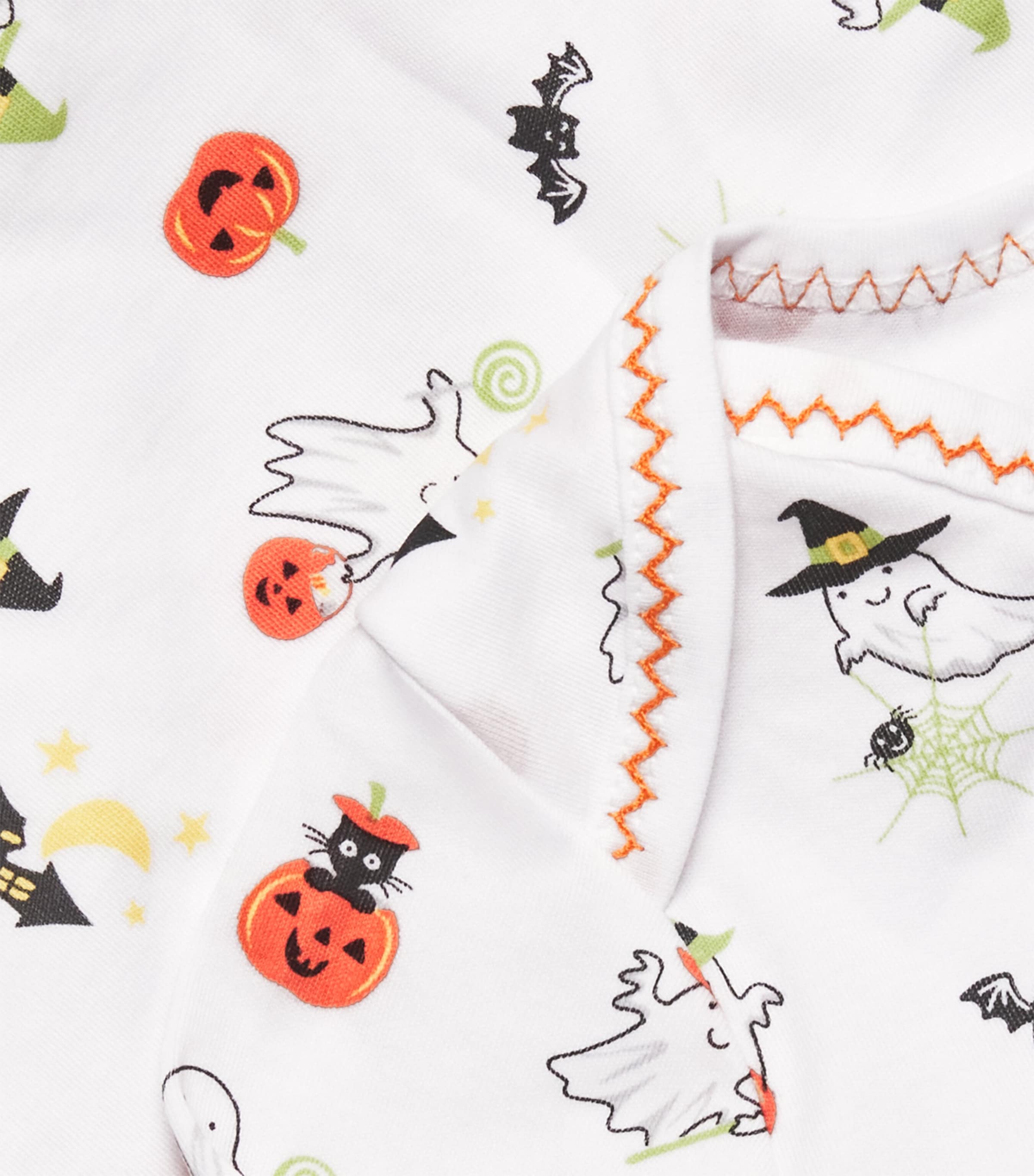 Kissy Kissy Multi Pima Cotton Ghostly Cheer All-In-One (Newborn-24 ...