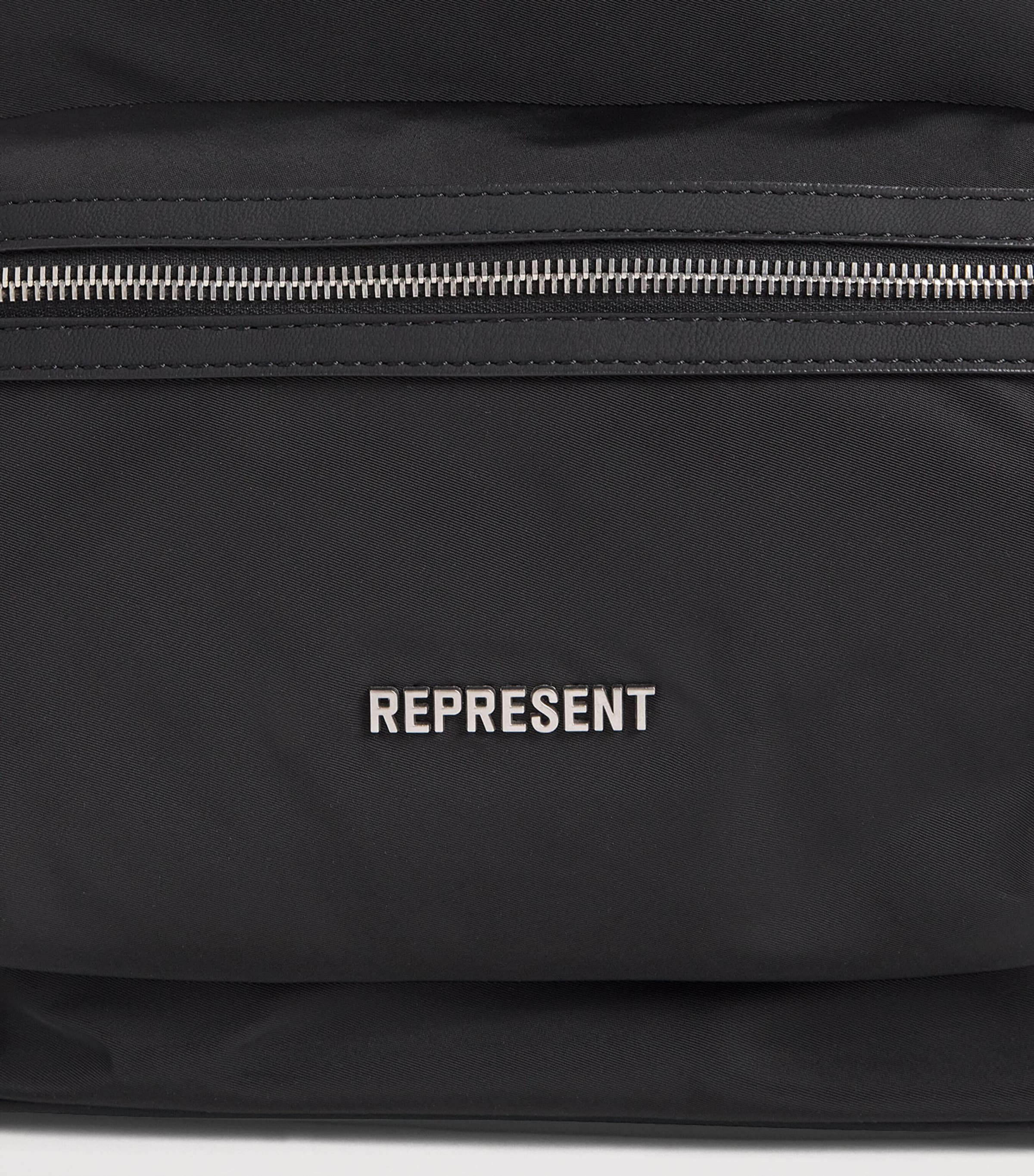 Represent Black Nylon Logo Backpack | Harrods US