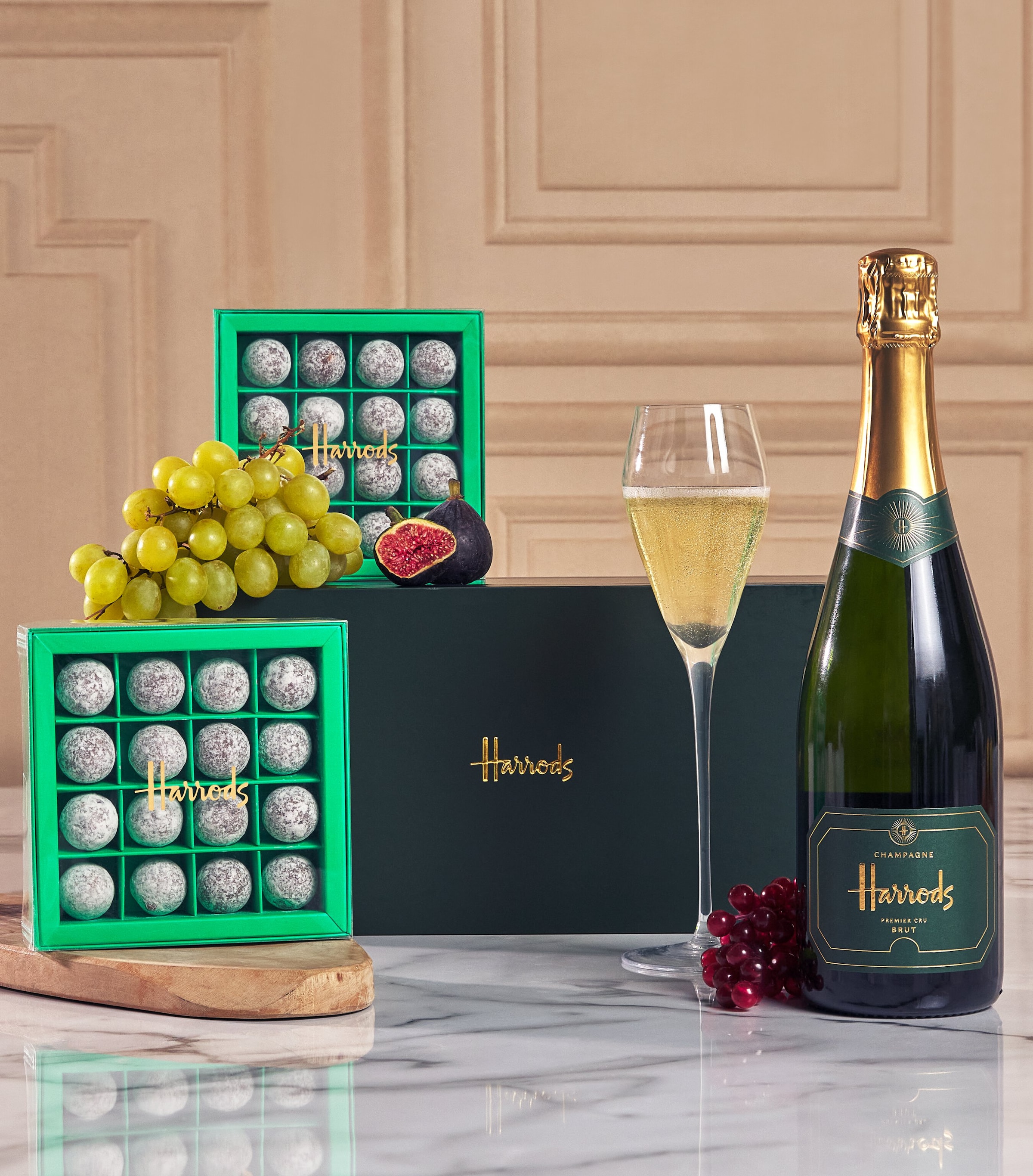 Harrods The Champagne & Truffles Gift Box | Harrods UK