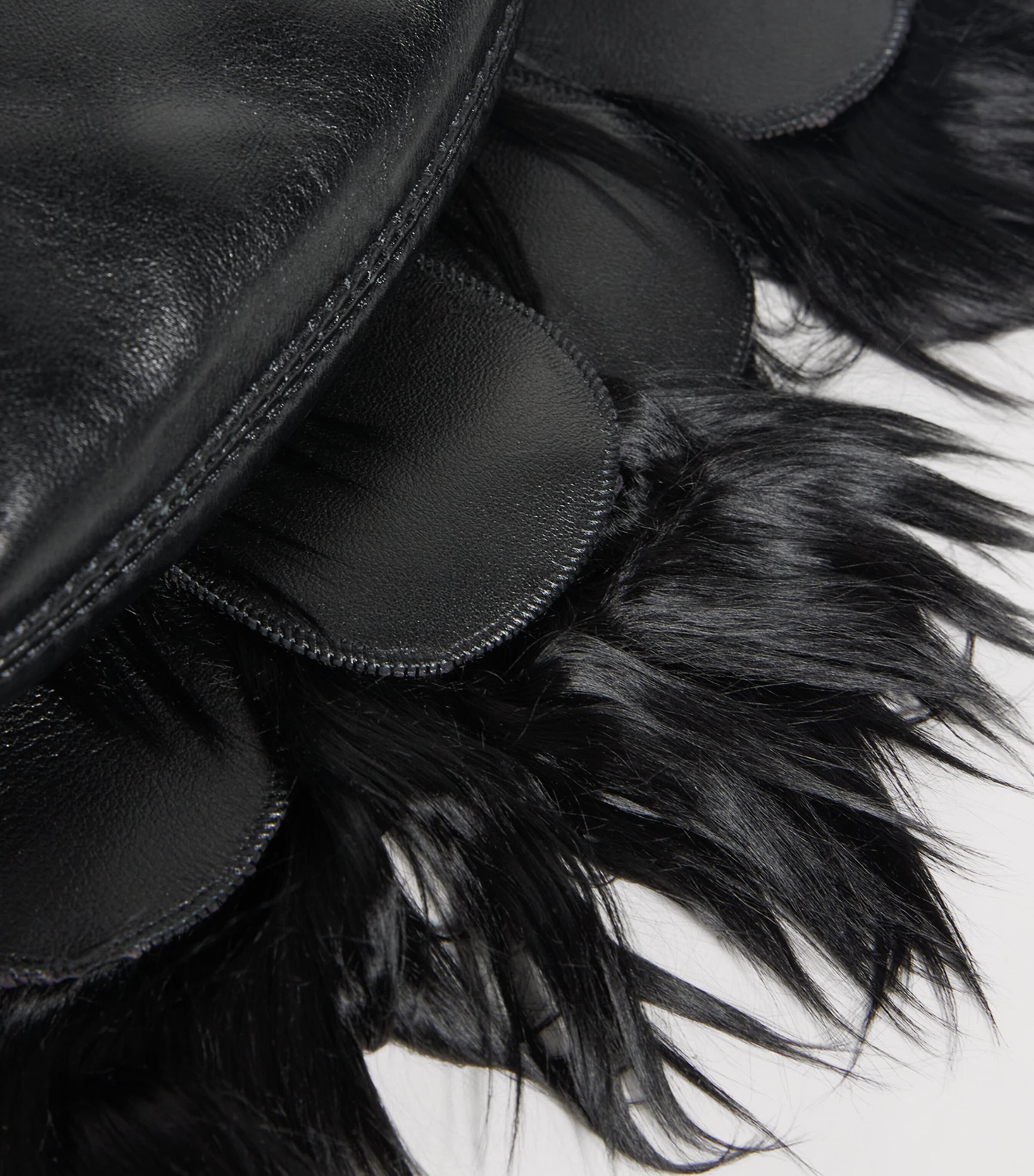 Chloé Black Feather Shoulder Bag | Harrods UK
