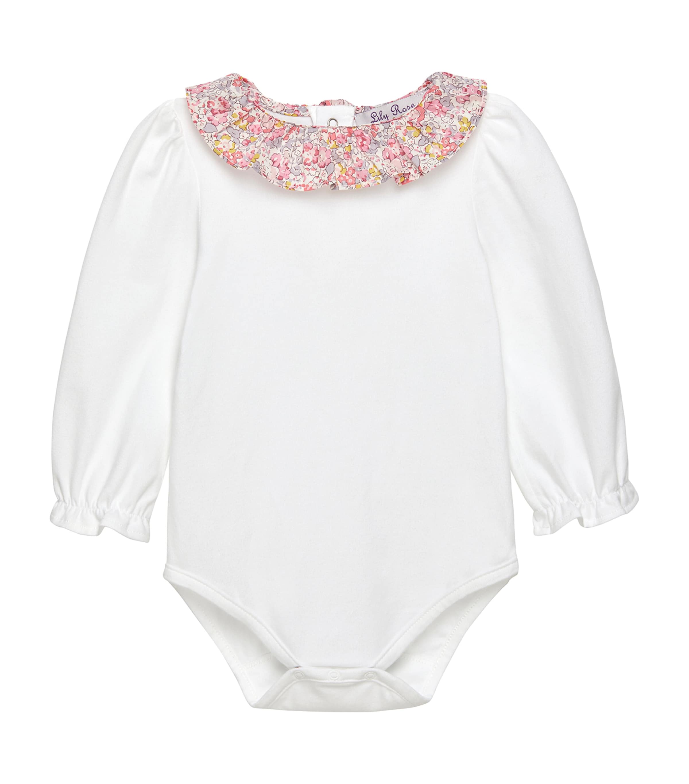 Trotters White Liberty Print Claire Aude Willow Bodysuit (3-24 Months ...