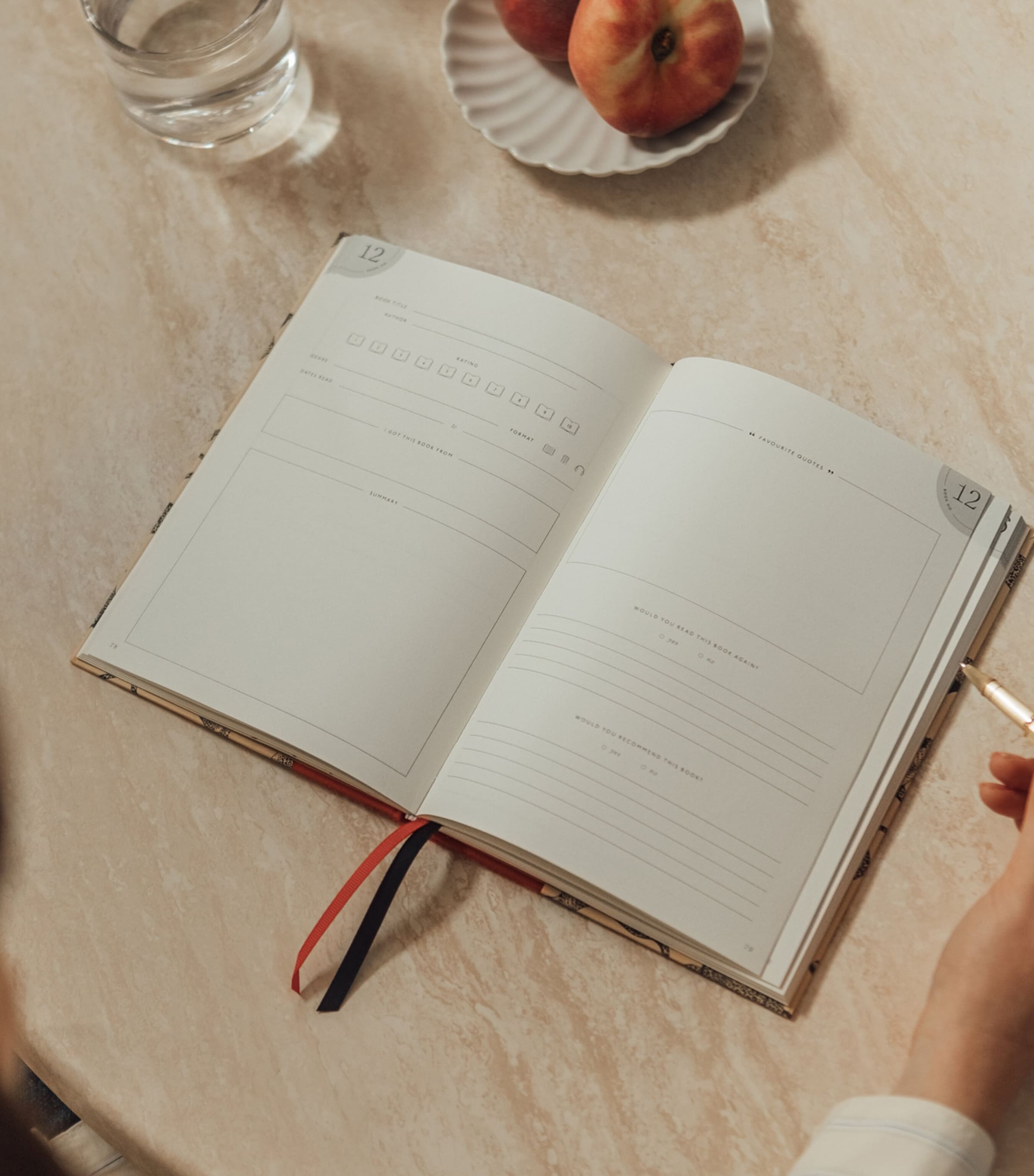 Papier Tails & Hearts Reading Journal | Harrods US