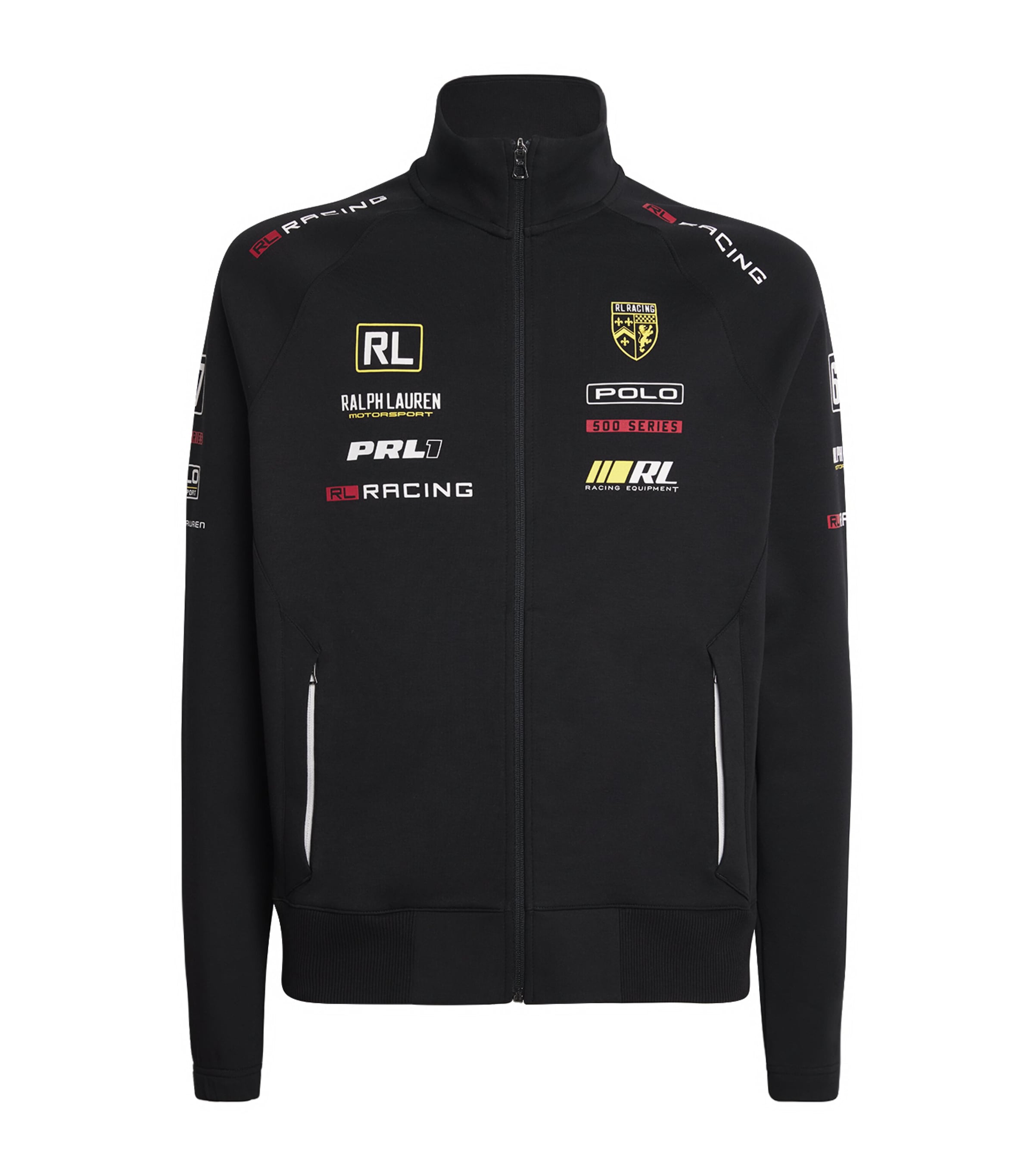 Polo Ralph Lauren Black Racing Logo Track Jacket | Harrods US