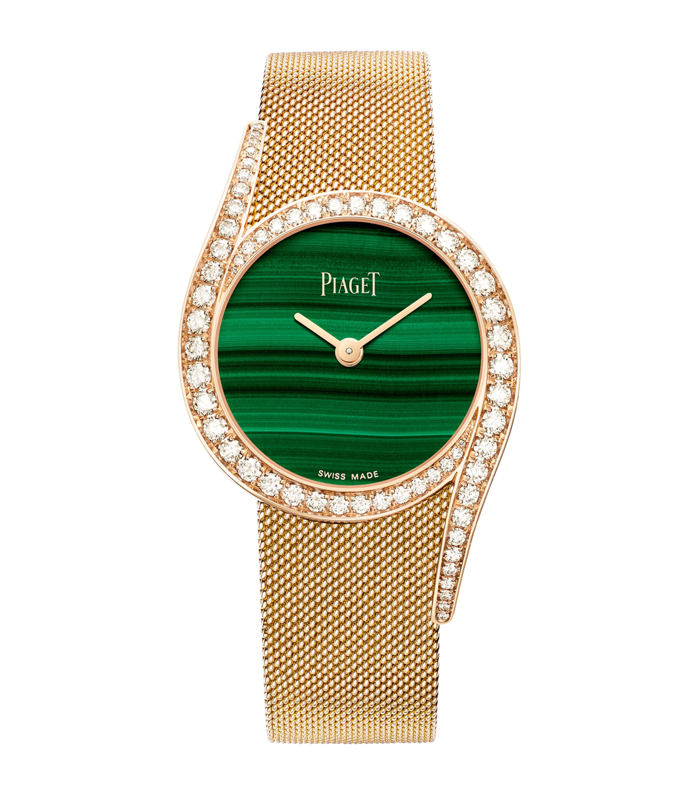 Piaget Green Limelight Gala 18ct Yellow-gold, 1.66ct Brilliant-cut ...