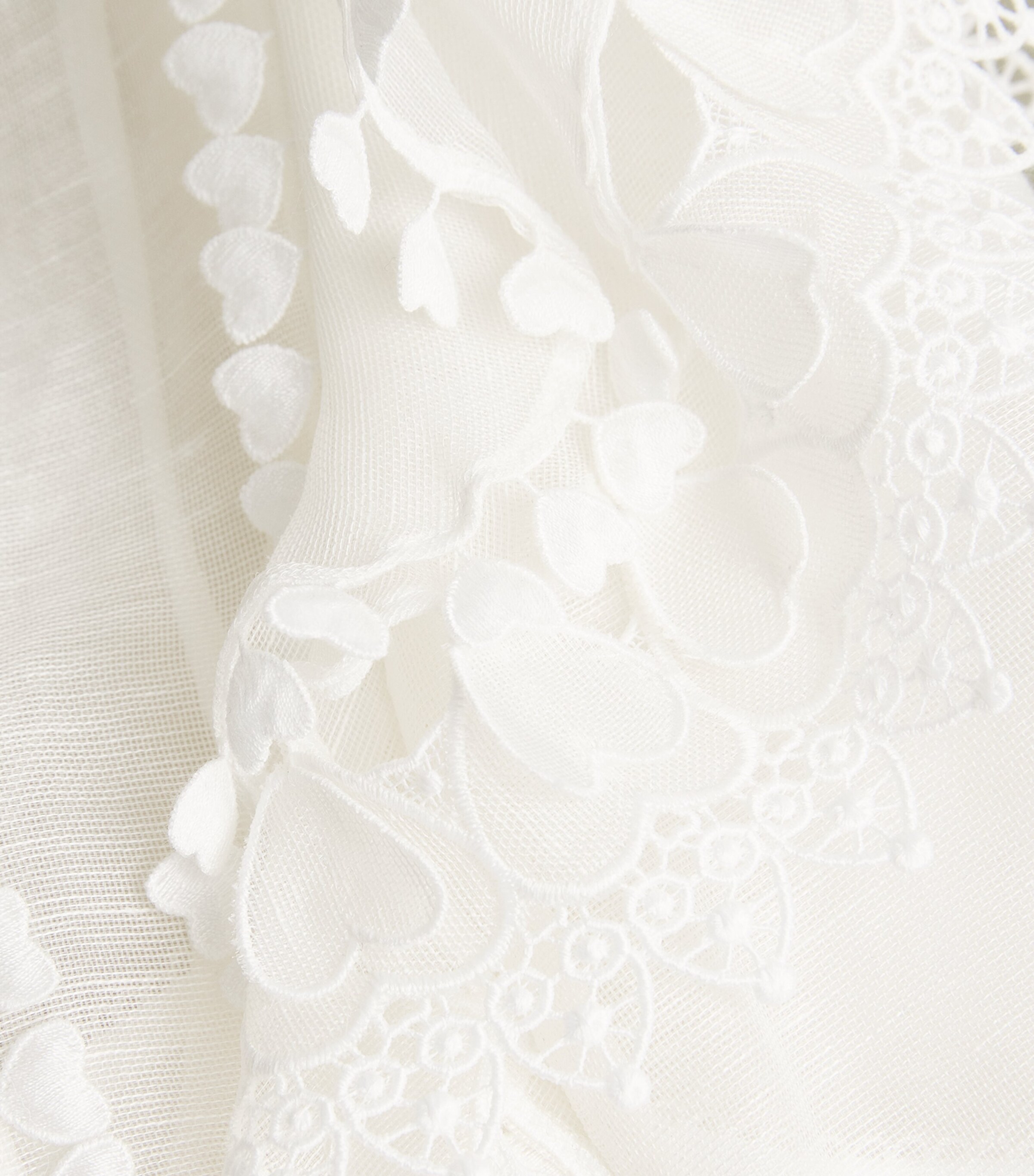 Zimmermann Ivory Linen-Silk Crush Blouse | Harrods UK
