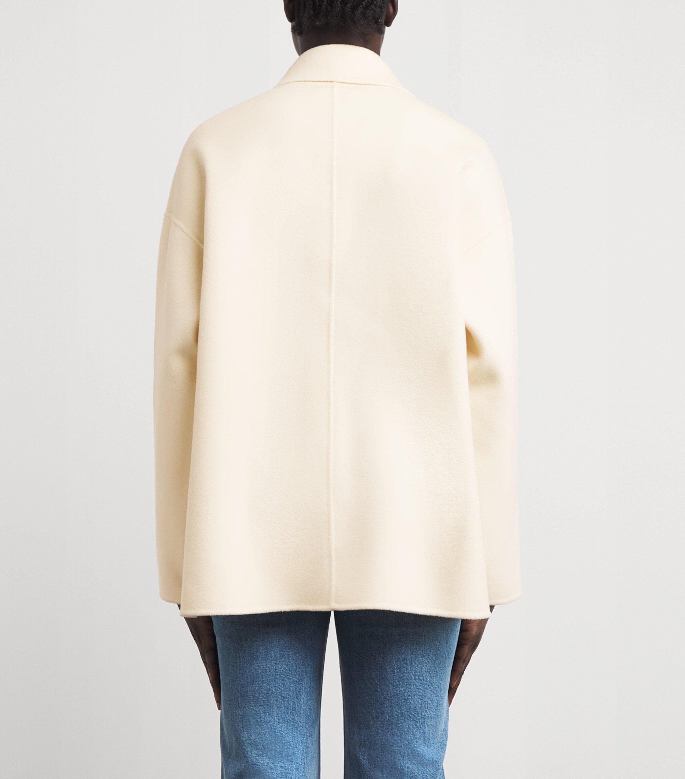 ANINE BING Ivory Wool-Cashmere Luca Jacket | Harrods US
