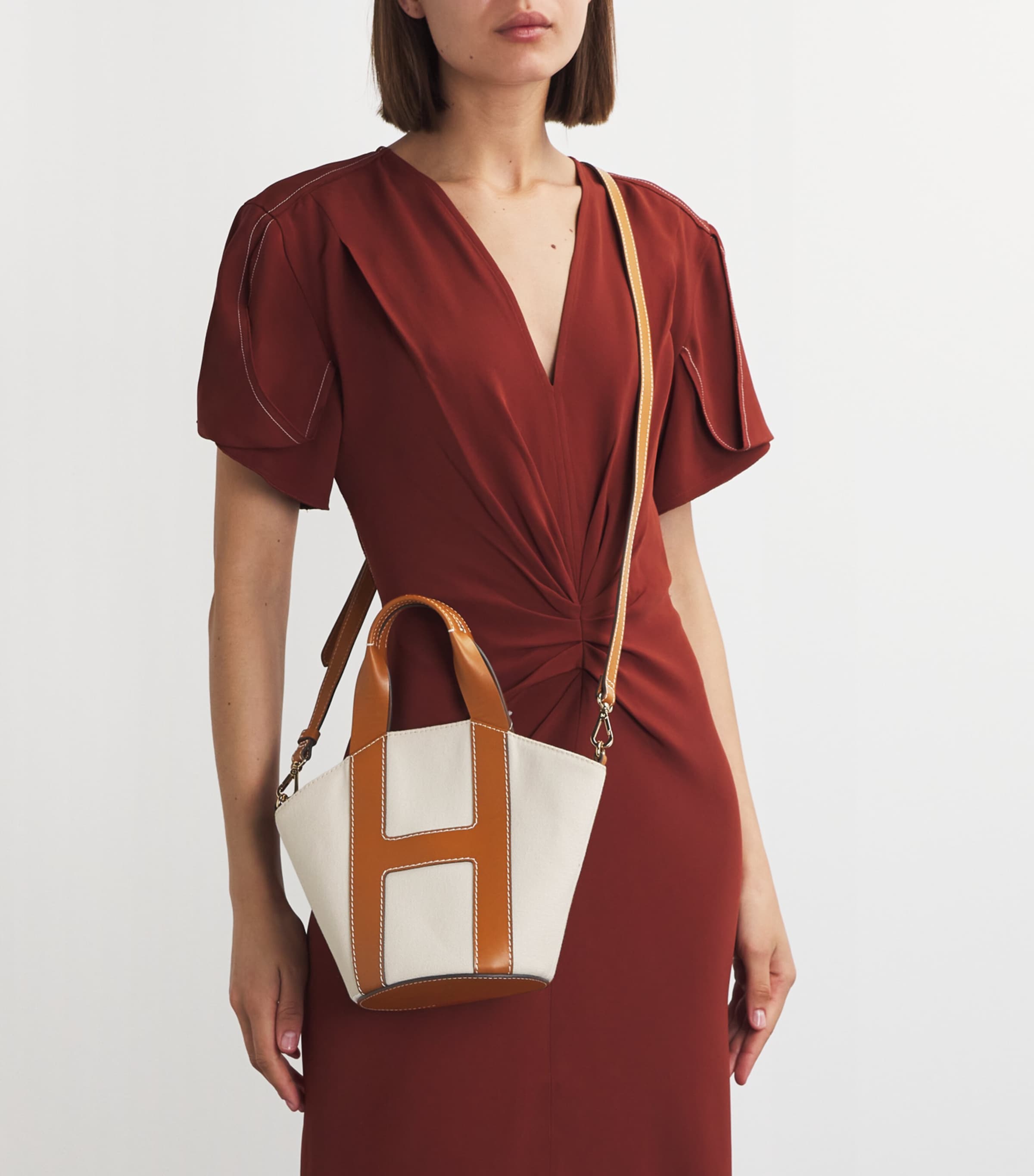 Harrods Ivory Grab Canvas Tote Bag | Harrods UK