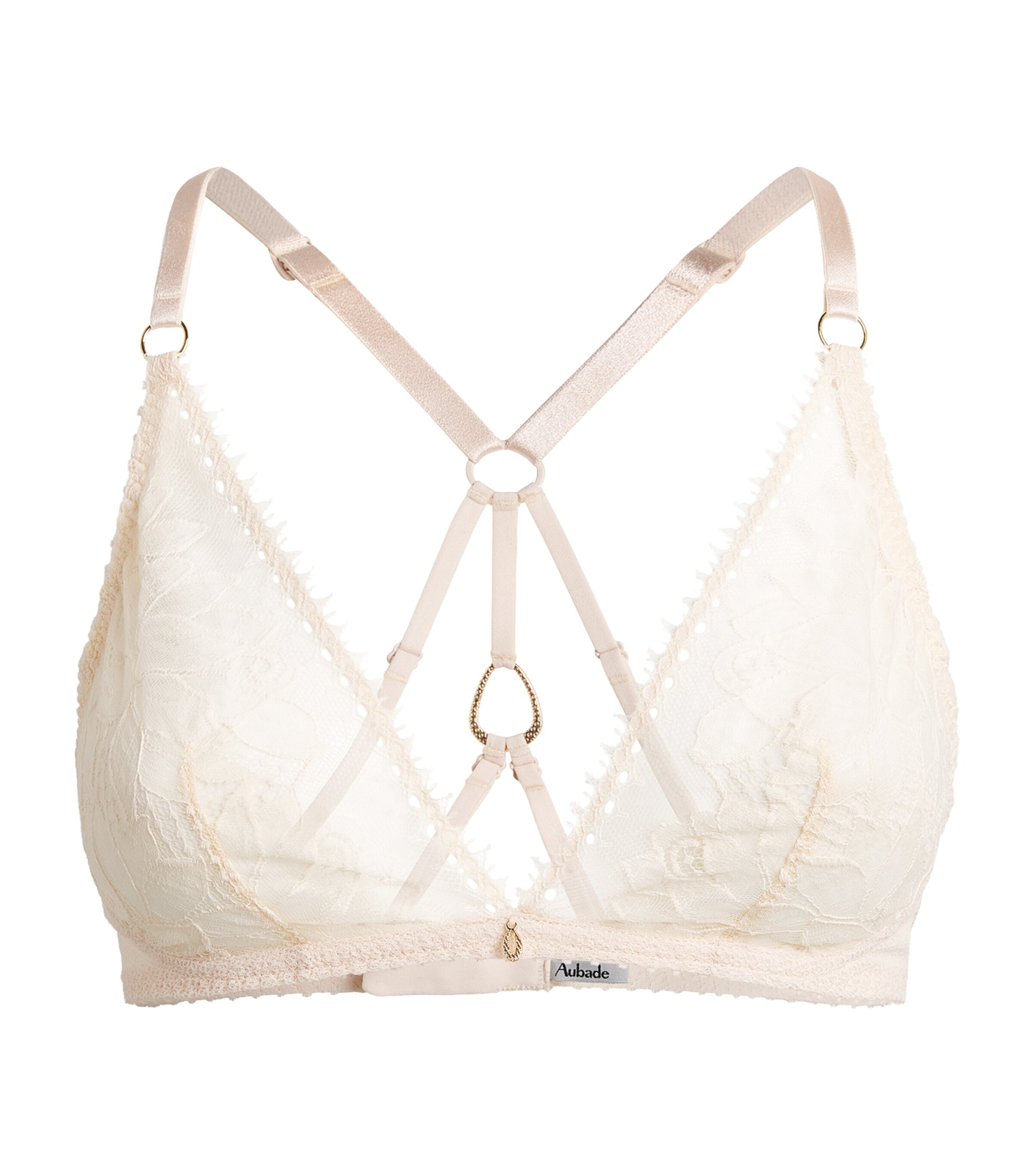 Aubade Beige Lace Flawless Love Bralette | Harrods US