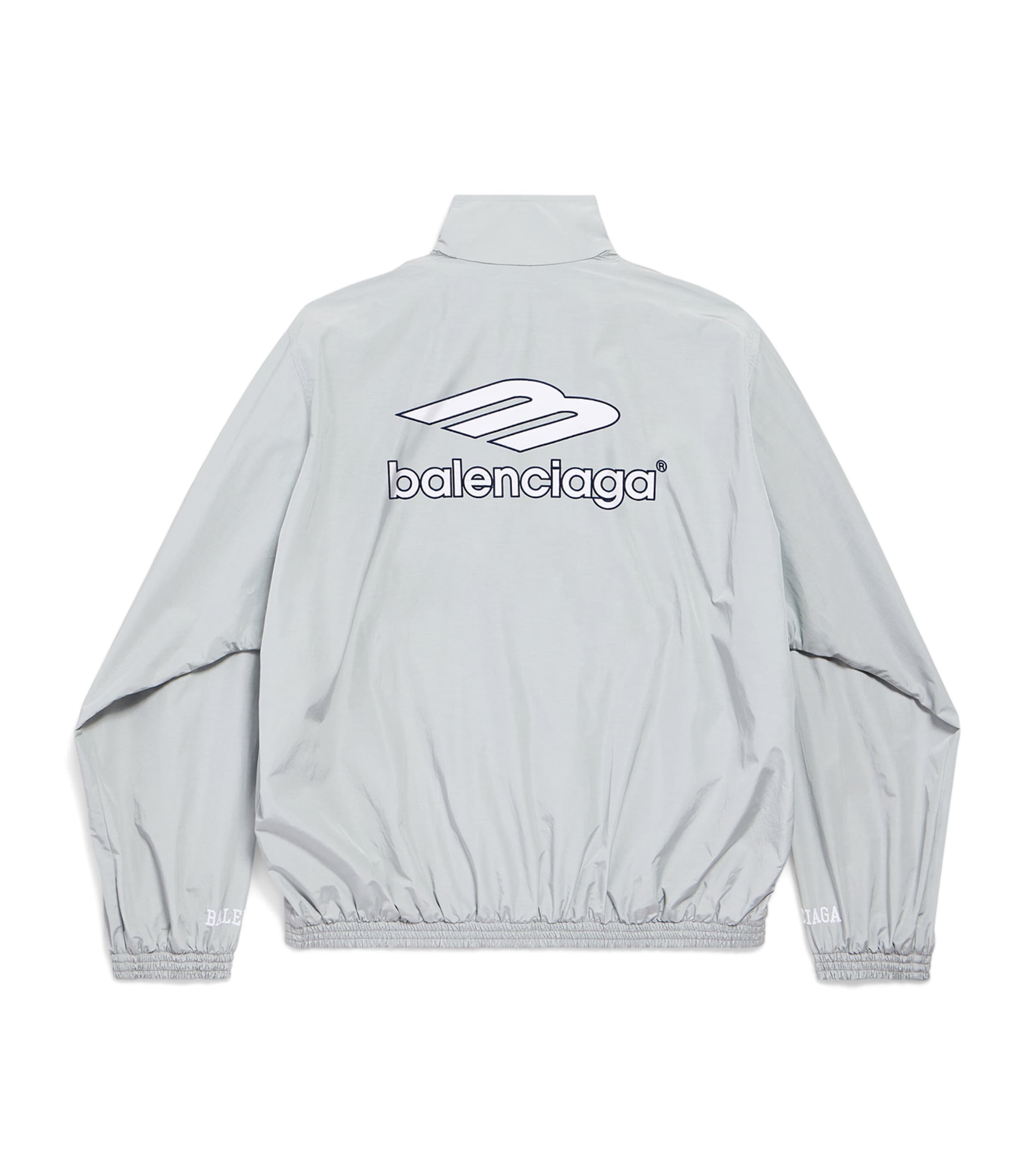 Balenciaga Grey Techno Cotton Track Jacket | Harrods CA